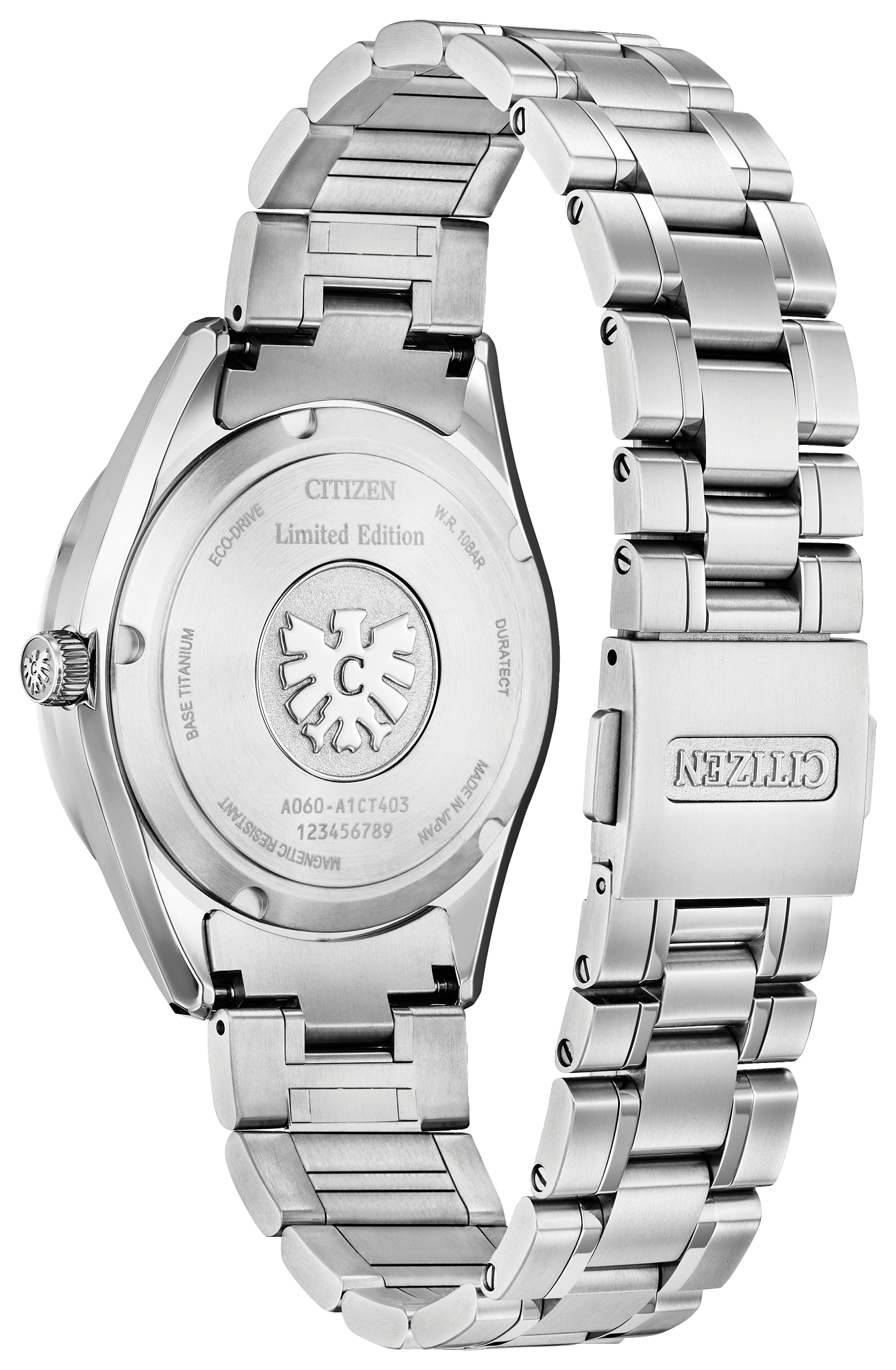 The Citizen Blue Dial Super Titanium Bracelet AQ4100-65L | CITIZEN