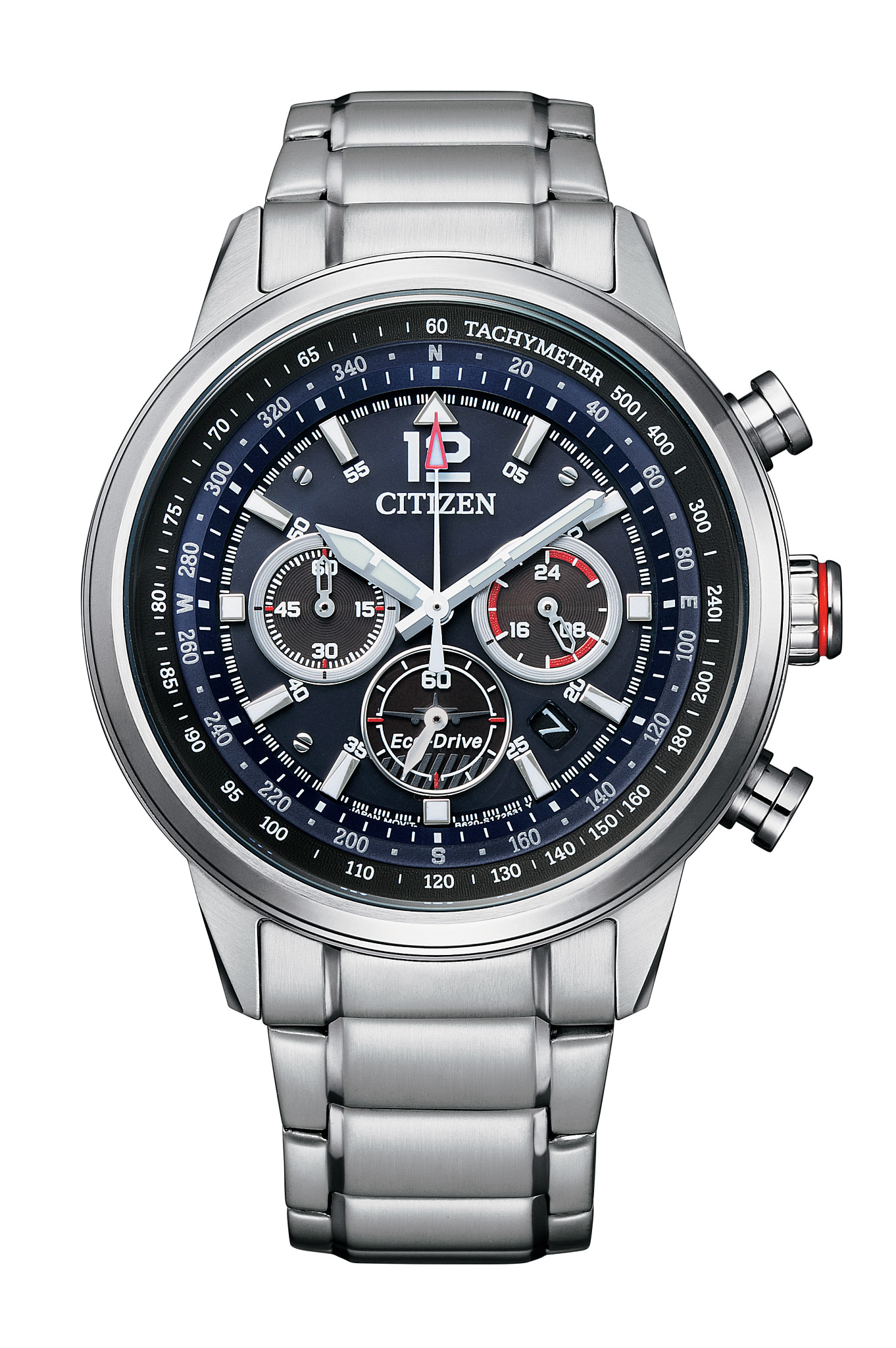 Garrison Blue Dial Stainless Steel Bracelet CA4478-56L | CITIZEN