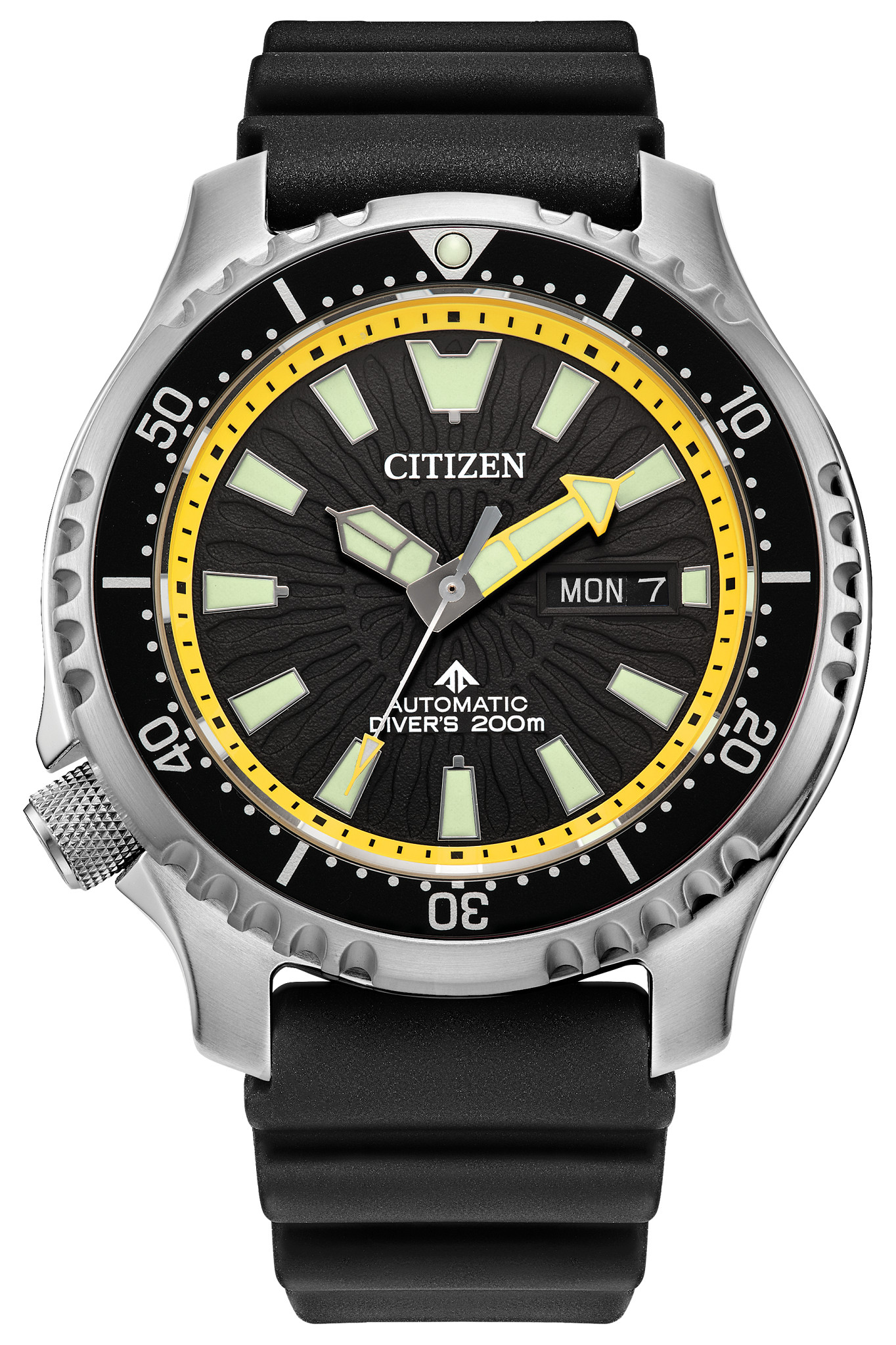 Promaster Dive Automatic Black Dial Polyurethane Strap NY0130-08E | CITIZEN