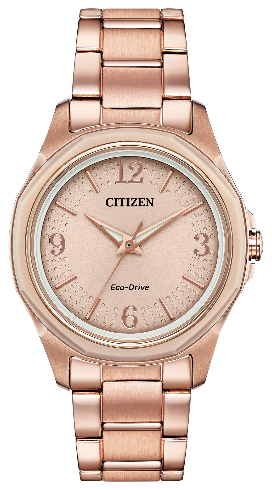 Citizen AR Eco-Drive Pink Gold Stainless Steel Watch | CITIZEN