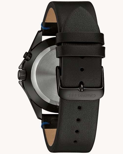 Blue Dial Leather Strap Classic 45C118 | Bulova Blue Dial Leather Strap Classic 45C118 | Bulova