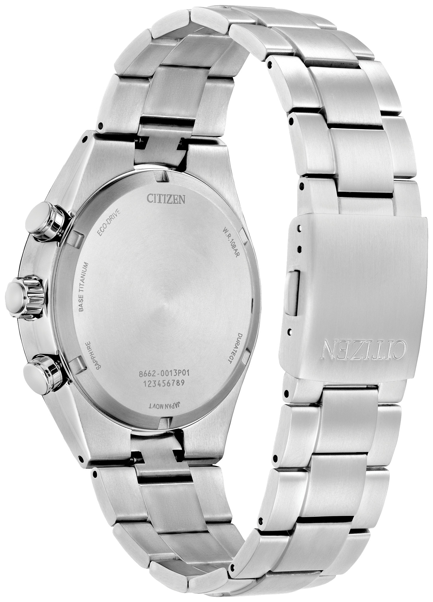 Brycen White Dial Super Titanium with DLC Coating Bracelet CA7090-52A ...