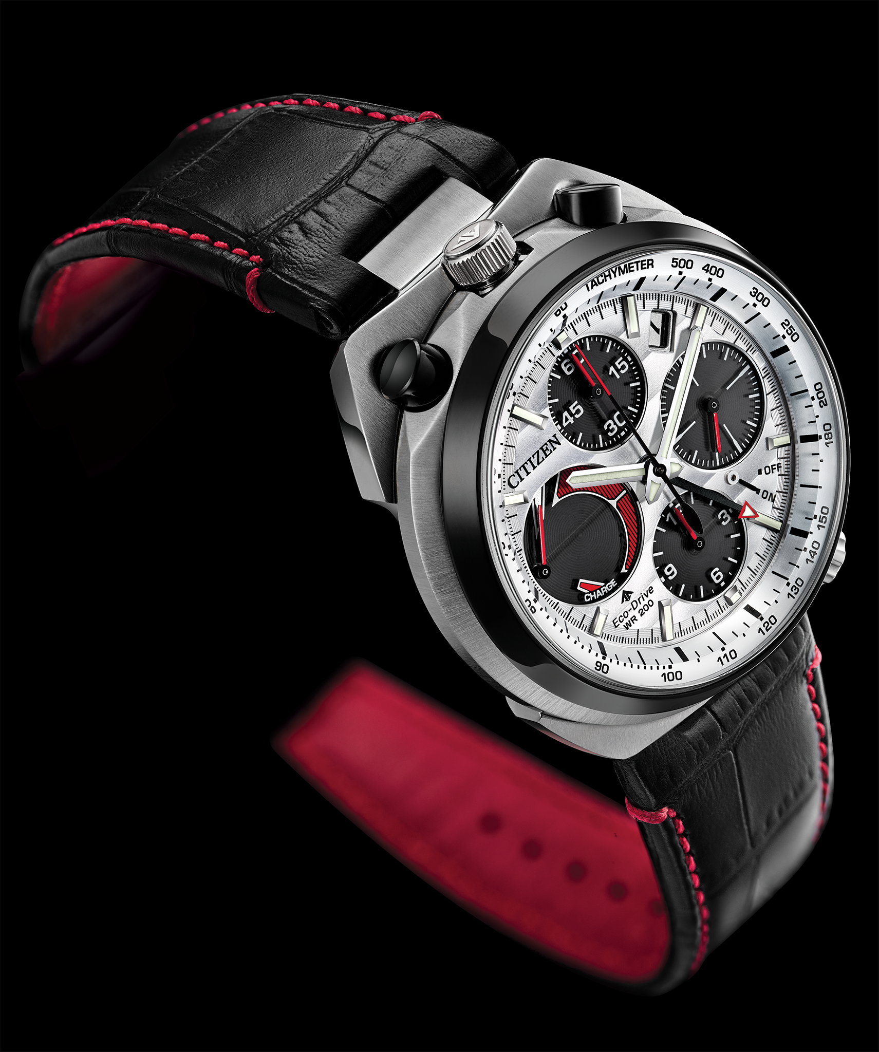 Promaster Tsuno Chronograph Racer - Men's AV0071-03A Red Watch | CITIZEN