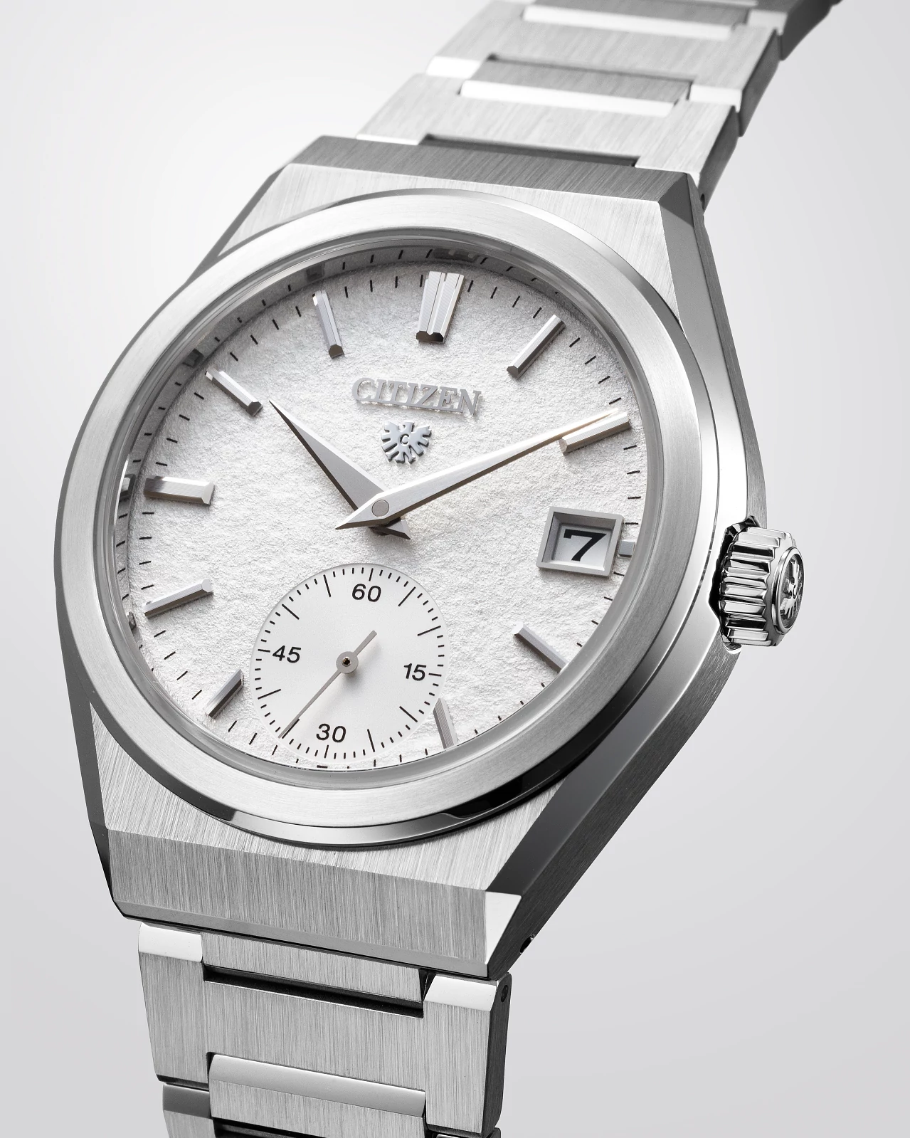 The CITIZEN Caliber 0210 White Dial Stainless Steel Bracelet NC1001-58A ...
