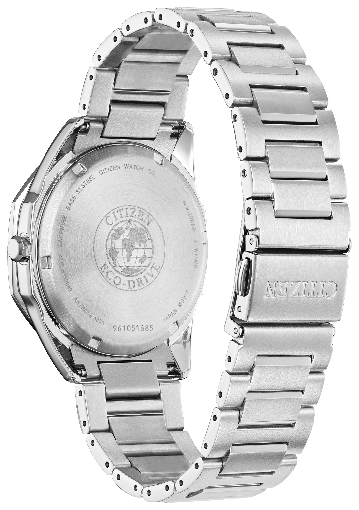 Corso Black Dial Stainless Steel Bracelet BM7490-52E | CITIZEN