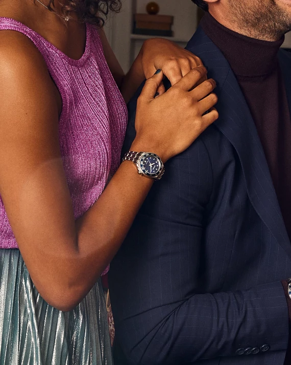 Carson Blue Dial Stainless Steel Bracelet FE6160-57L | CITIZEN