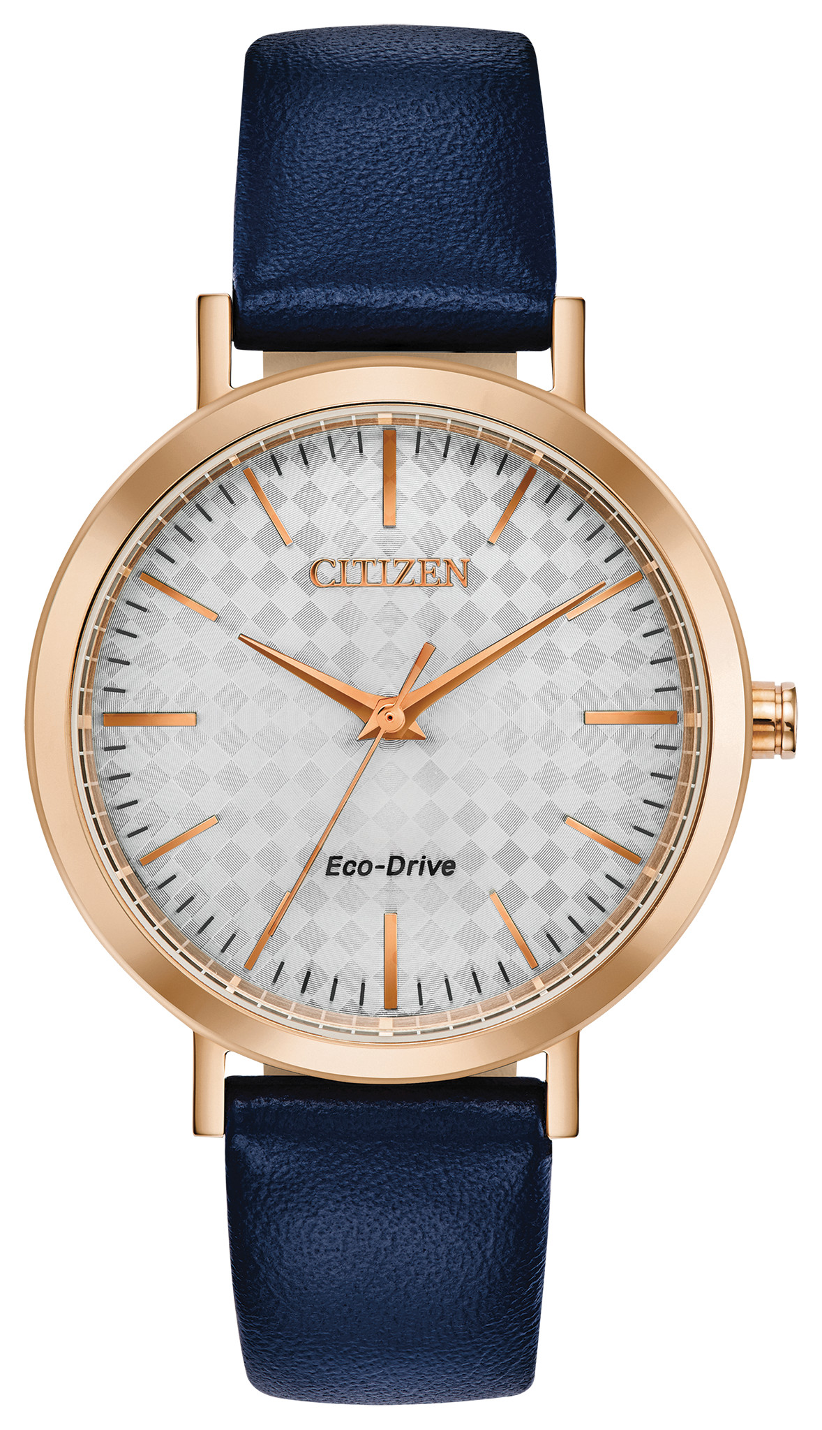 Citizen LTR Eco-Drive Pink Gold White Dial Stainless Steel Watch | CITIZEN