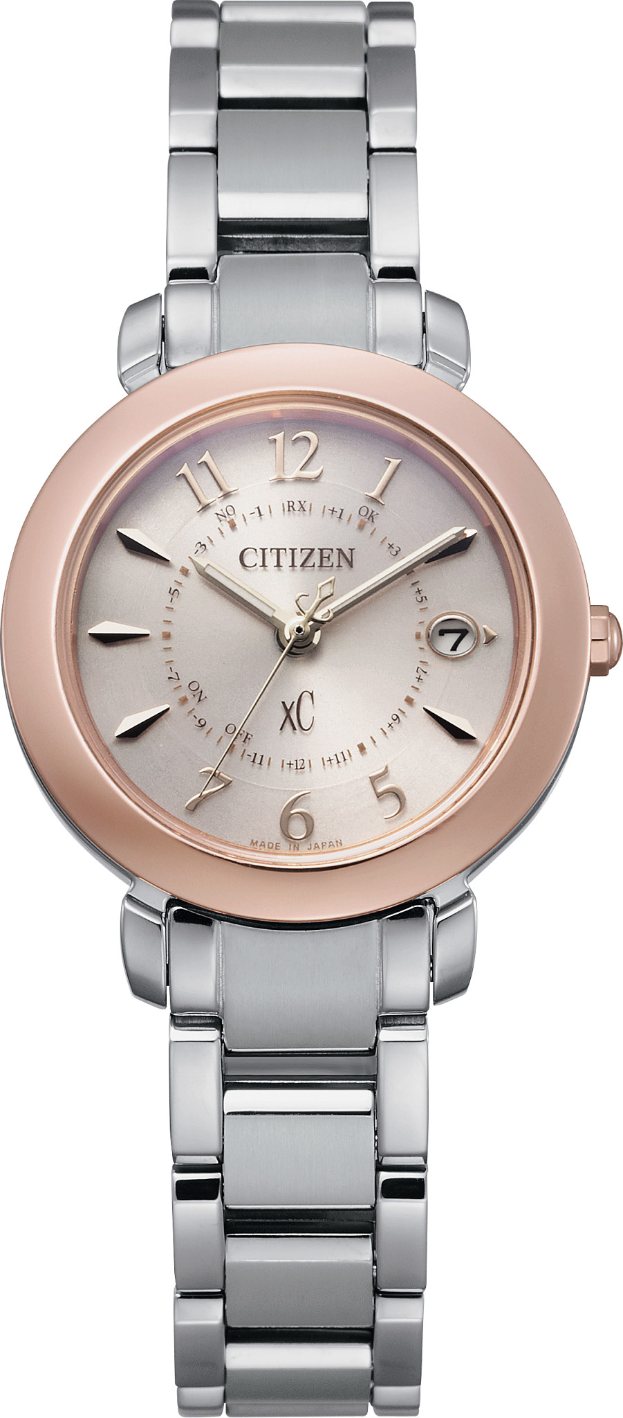 Citizen xC Beige Dial Super Titanium Bracelet ES9446-54W | CITIZEN