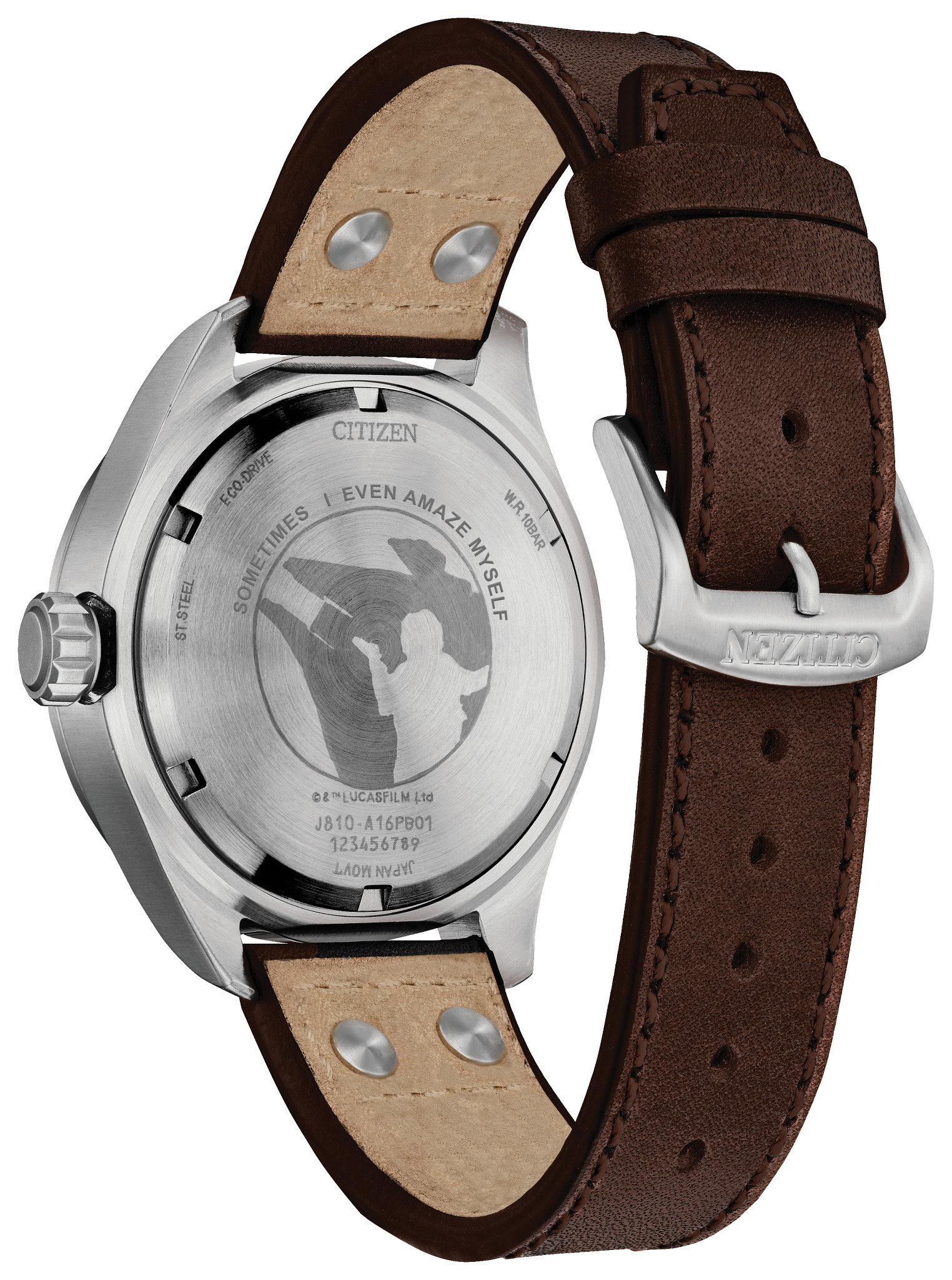 Han Solo Blue Dial Leather Strap AW5009-03W | CITIZEN