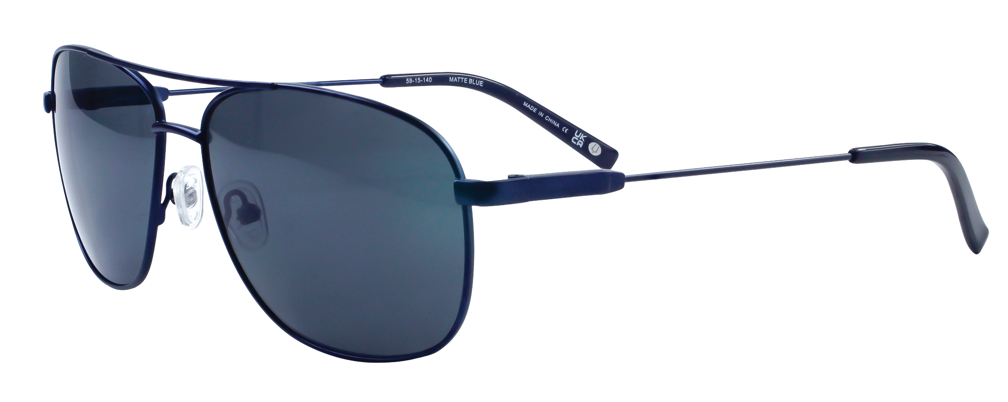 Matte Blue Navigator Sunglasses | Bulova