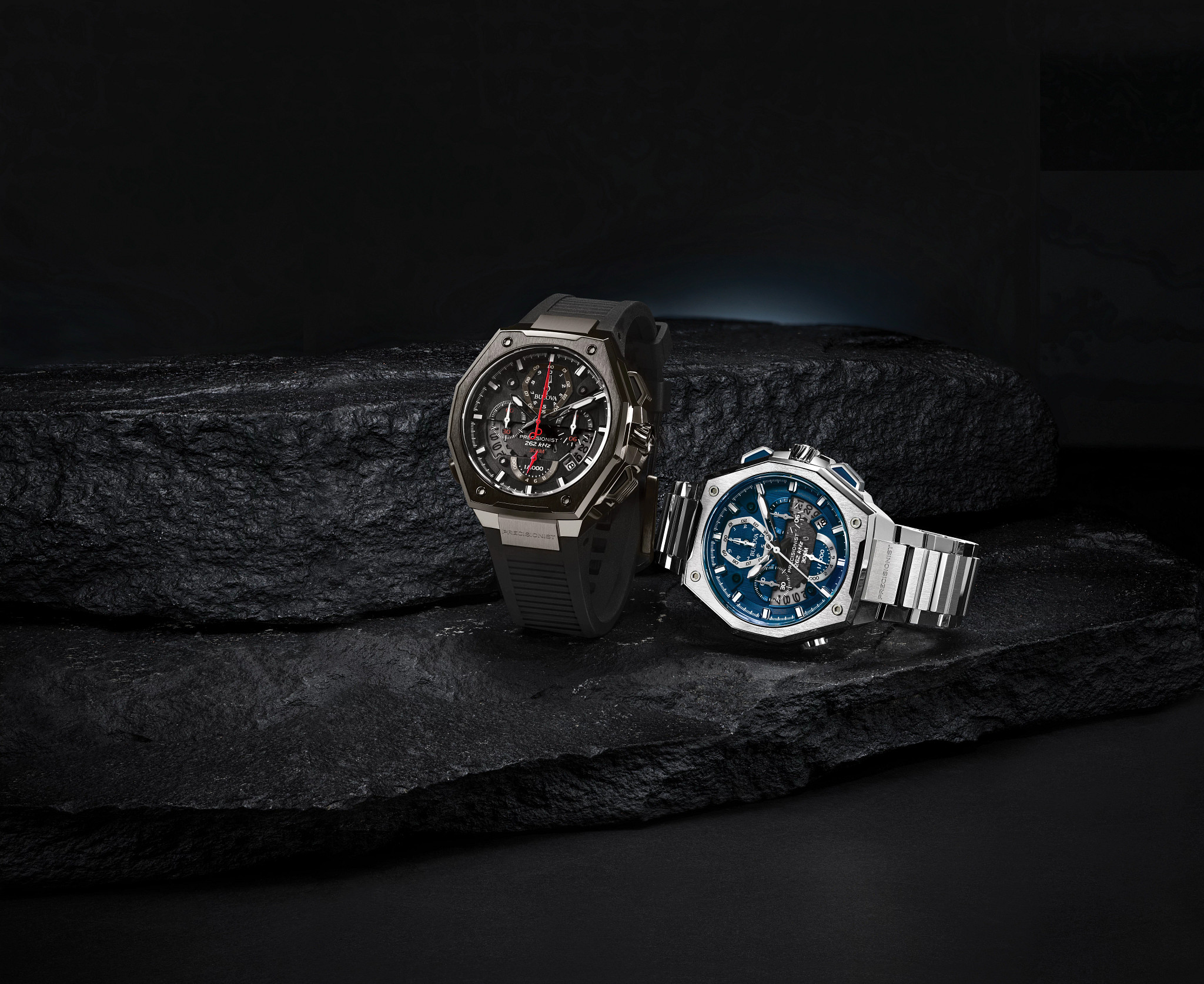 Blue Dial Stainless Steel Bracelet Series X 96B349 | Bulova