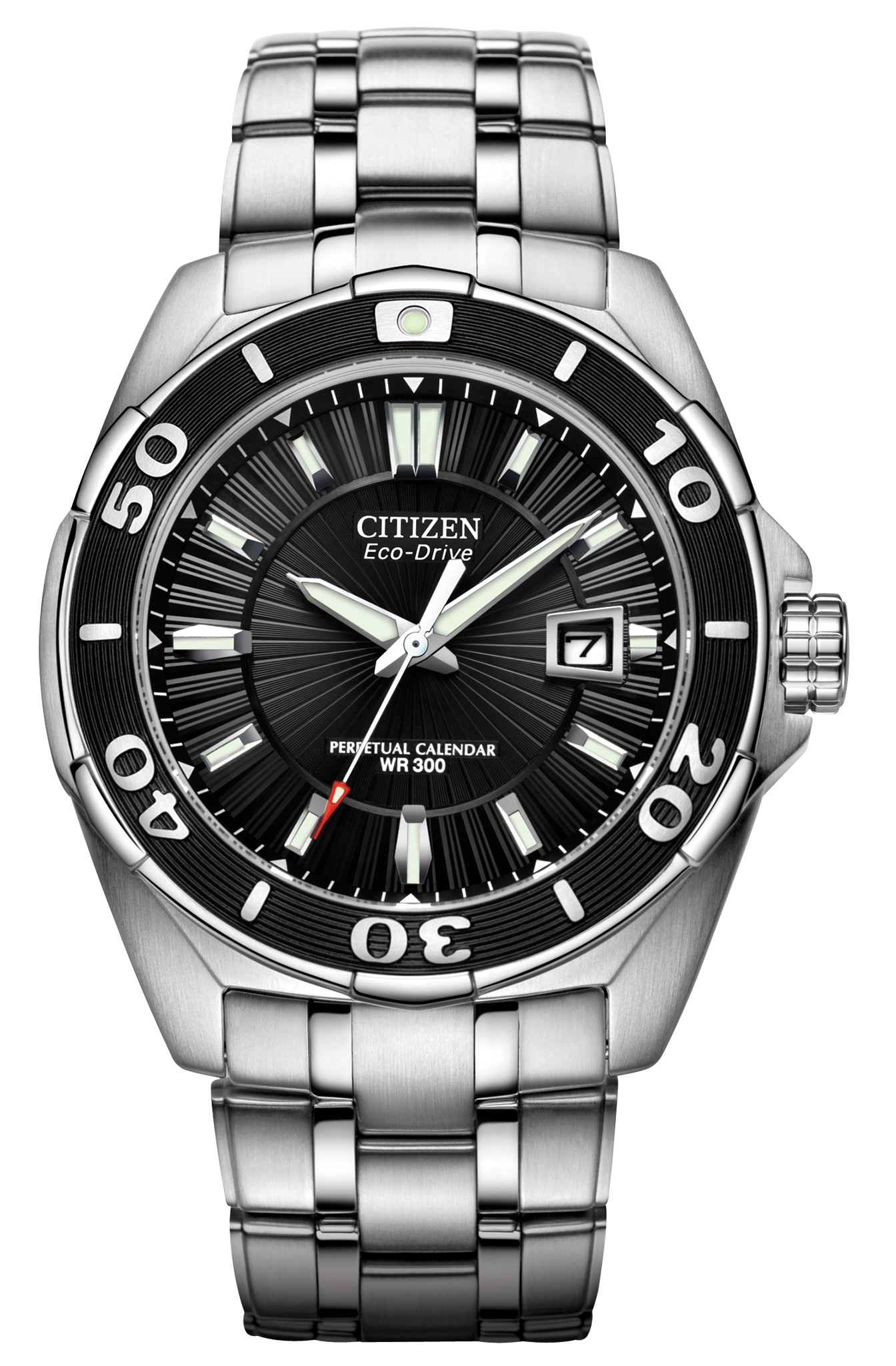 Courageous Black Dial Stainless Steel Bracelet BL1250-55E | CITIZEN