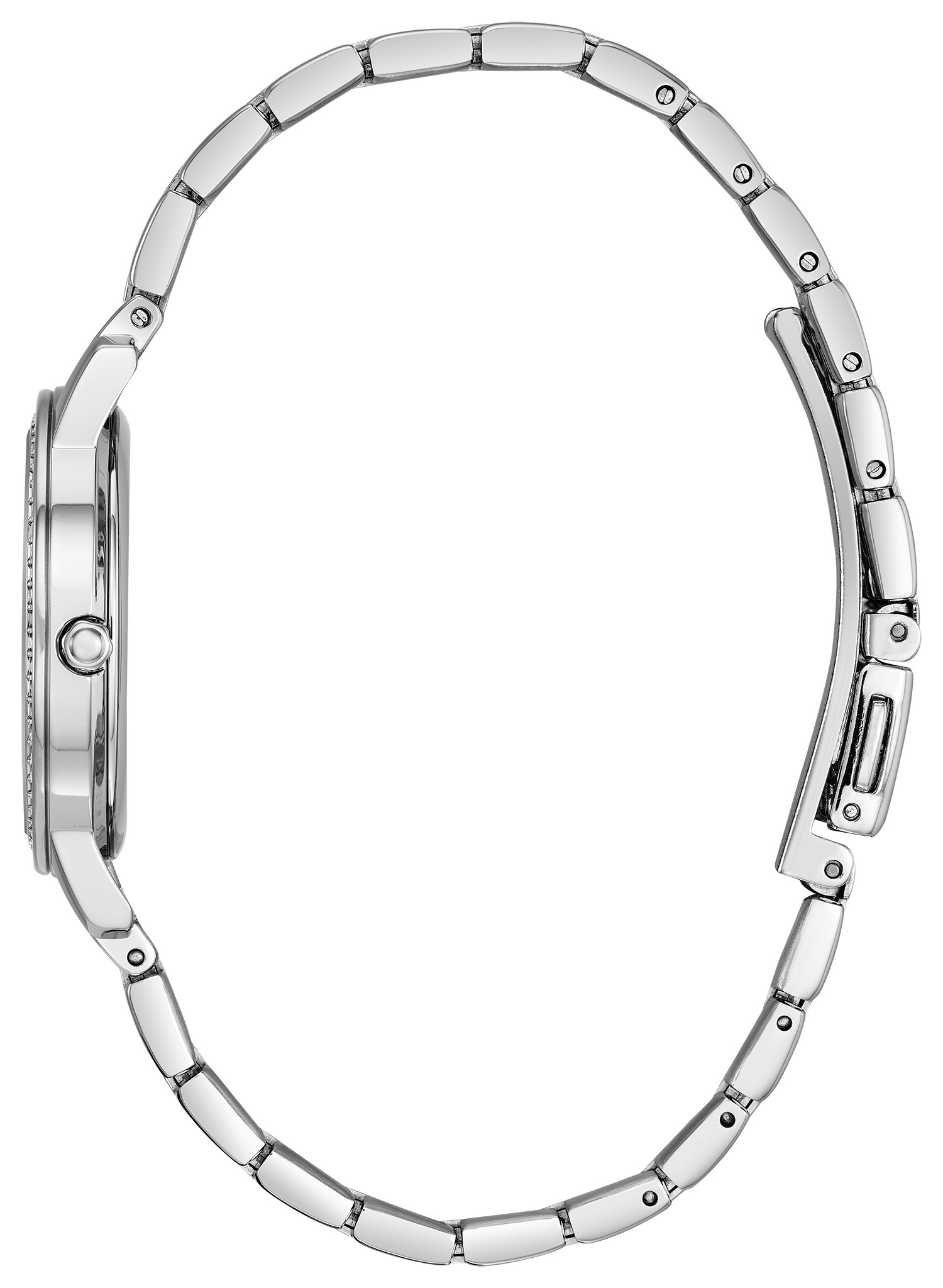 Silhouette Crystal - Ladies Blue Dial Steel crystal Watch | CITIZEN