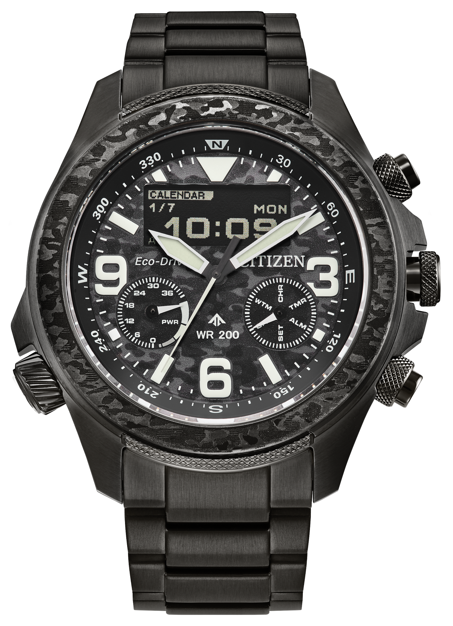 Promaster Land U822 Gray Dial Stainless Steel Bracelet JV1008-63E | CITIZEN