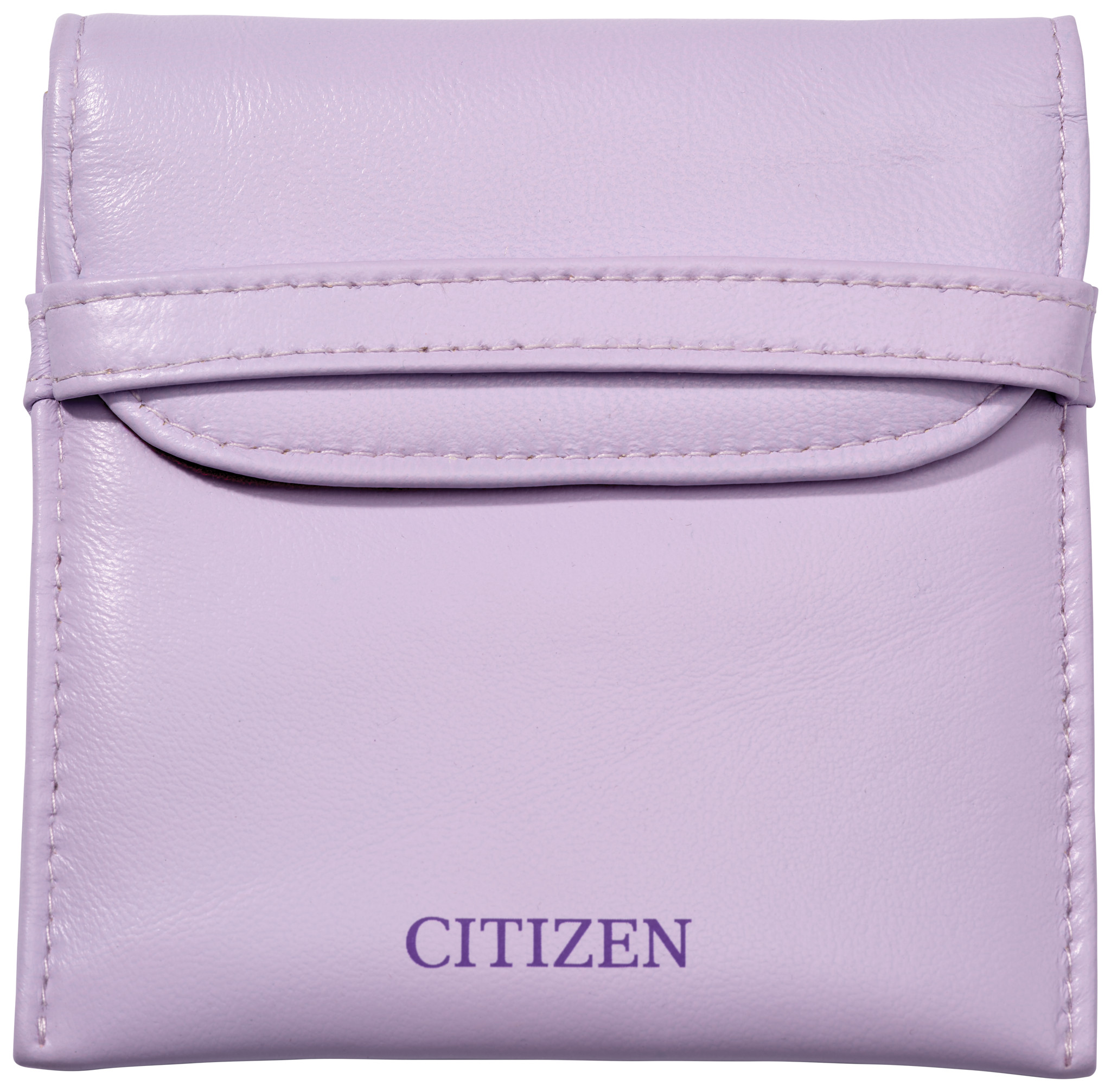 Citizen Purple Leather Watch Pouch | CITIZEN