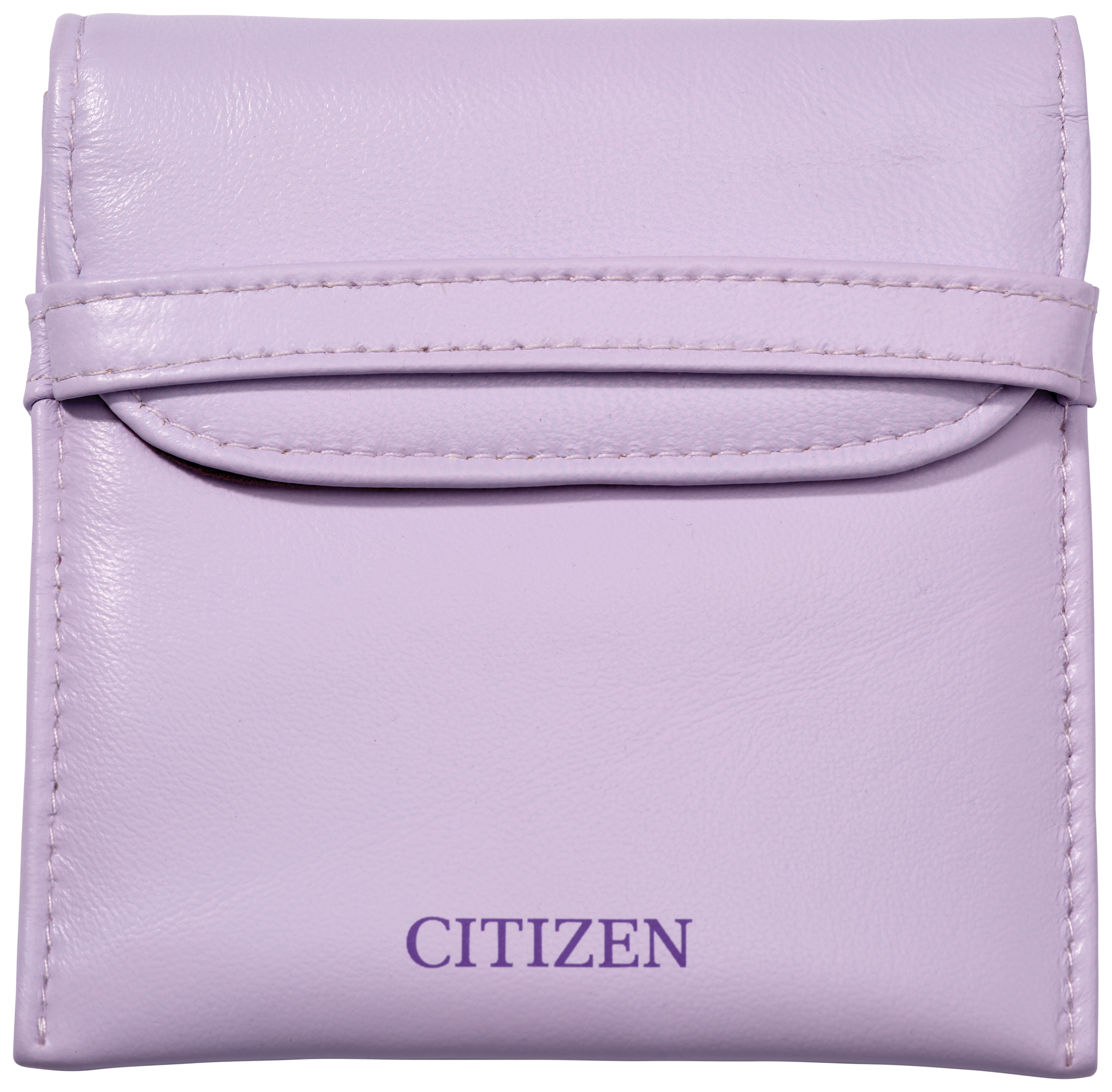 Citizen Purple Leather Watch Pouch | CITIZEN