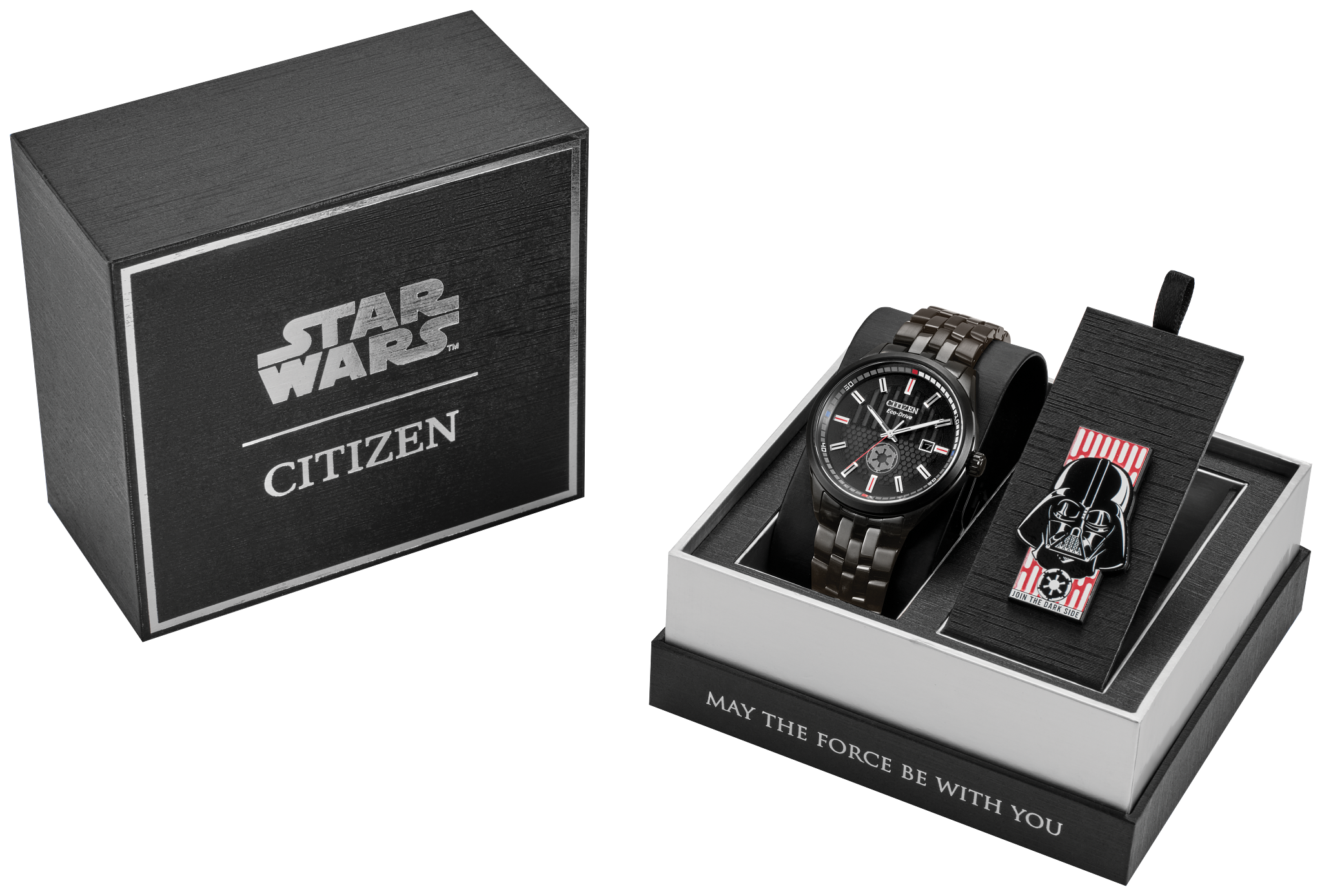 Darth Vader Returns Black Dial Stainless Steel Bracelet BM7255-61W ...