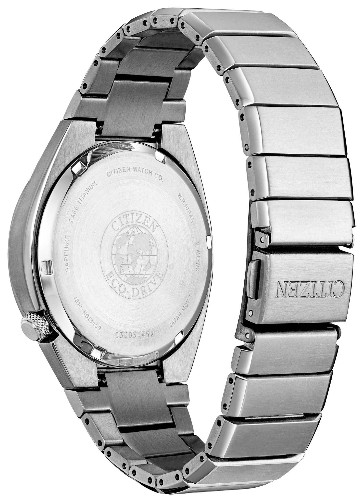 Super Titanium Armor Black Dial Super Titanium Bracelet AW1660-51H ...