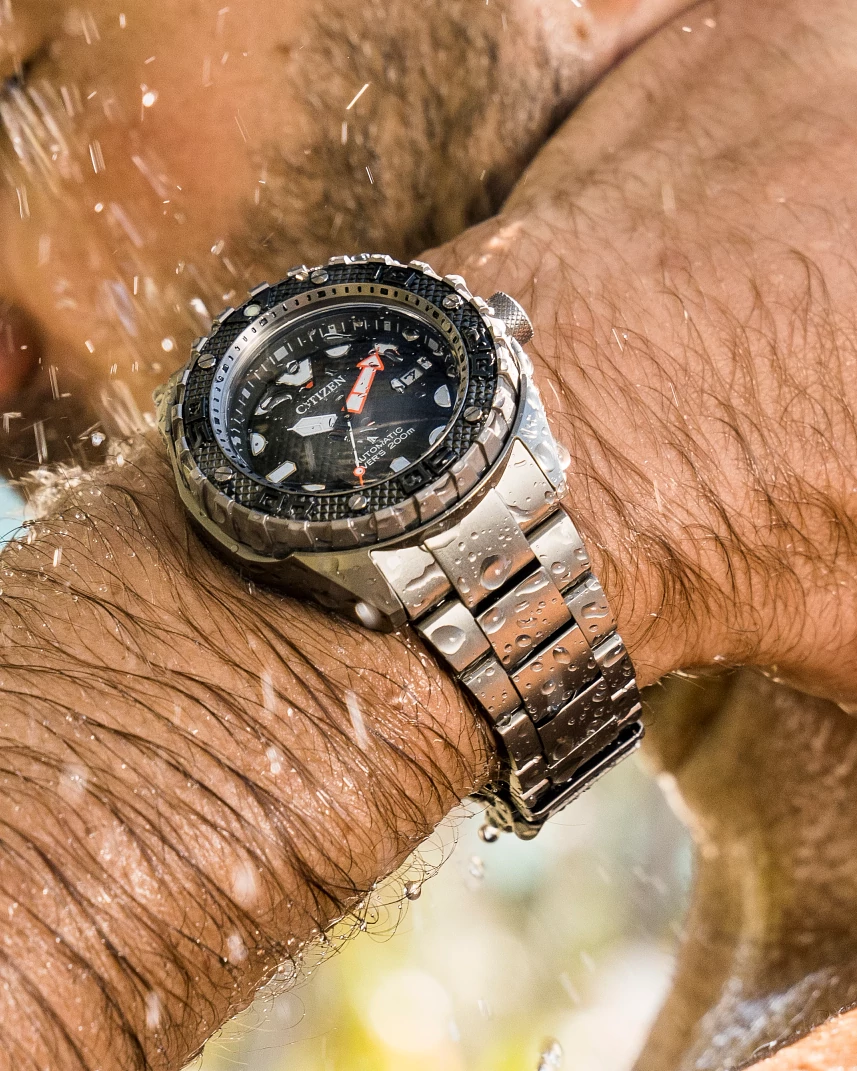 Promaster Dive Automatic Black Dial Super Titanium Bracelet NB6004-83E ...