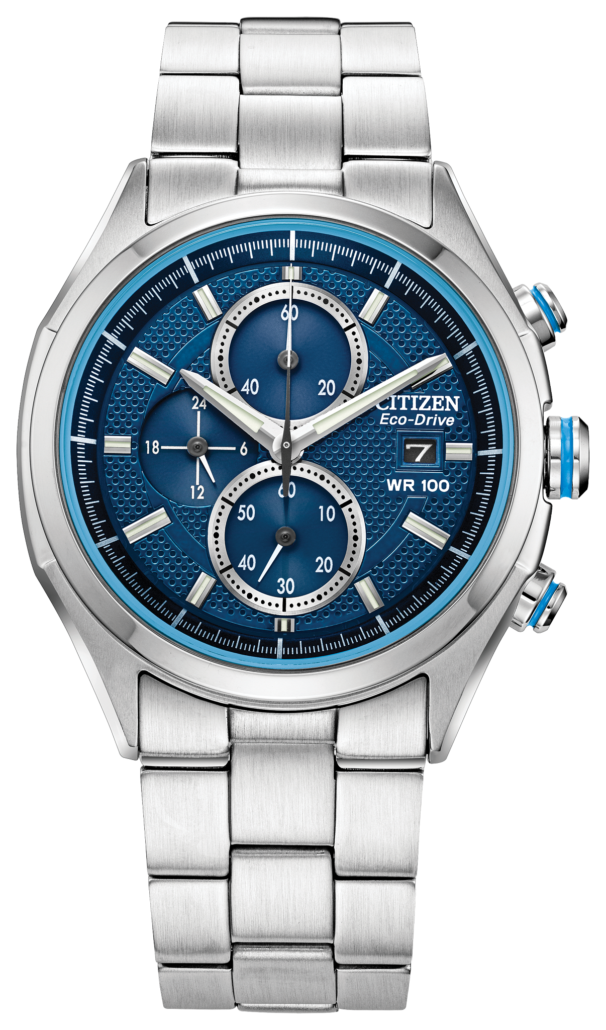 Weekender Blue Dial Stainless Steel Bracelet CA0430-54M | CITIZEN