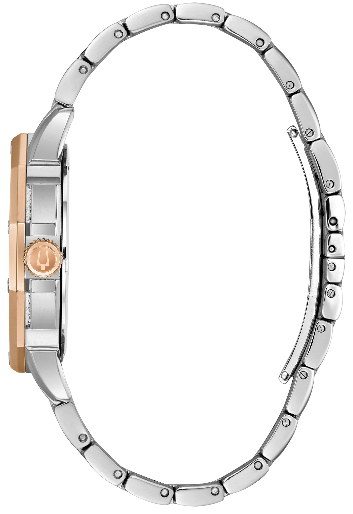 Bulova Octava Silver Diamond Stainless Steel Crystal Watch | Bulova