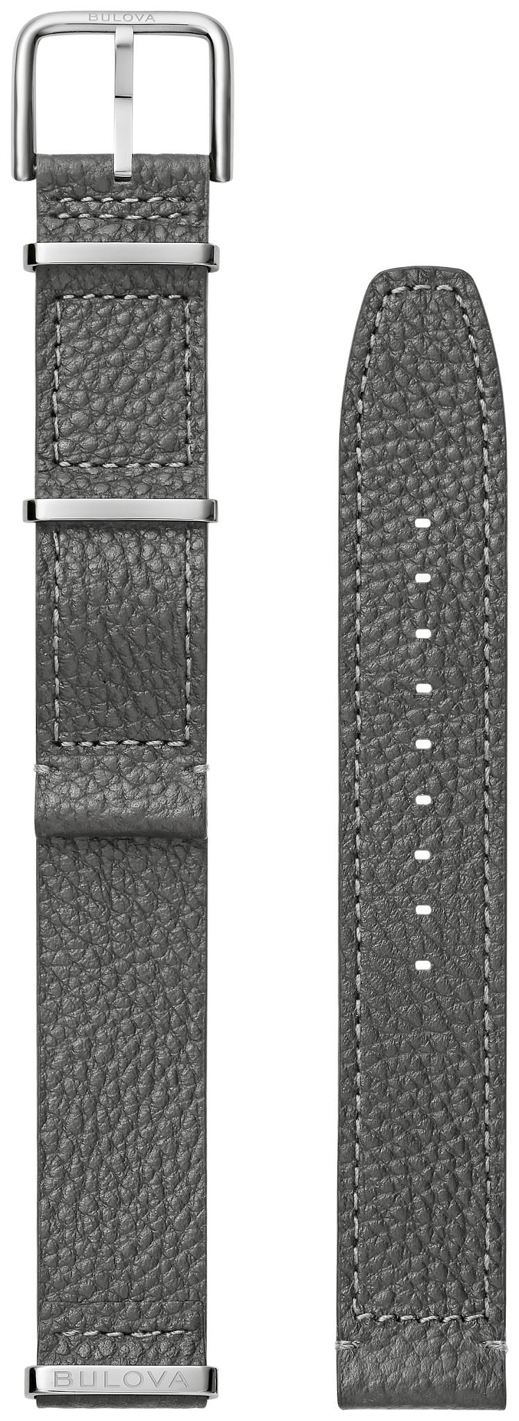 Dial Gray Leather Strap 9S20021ST | Bulova