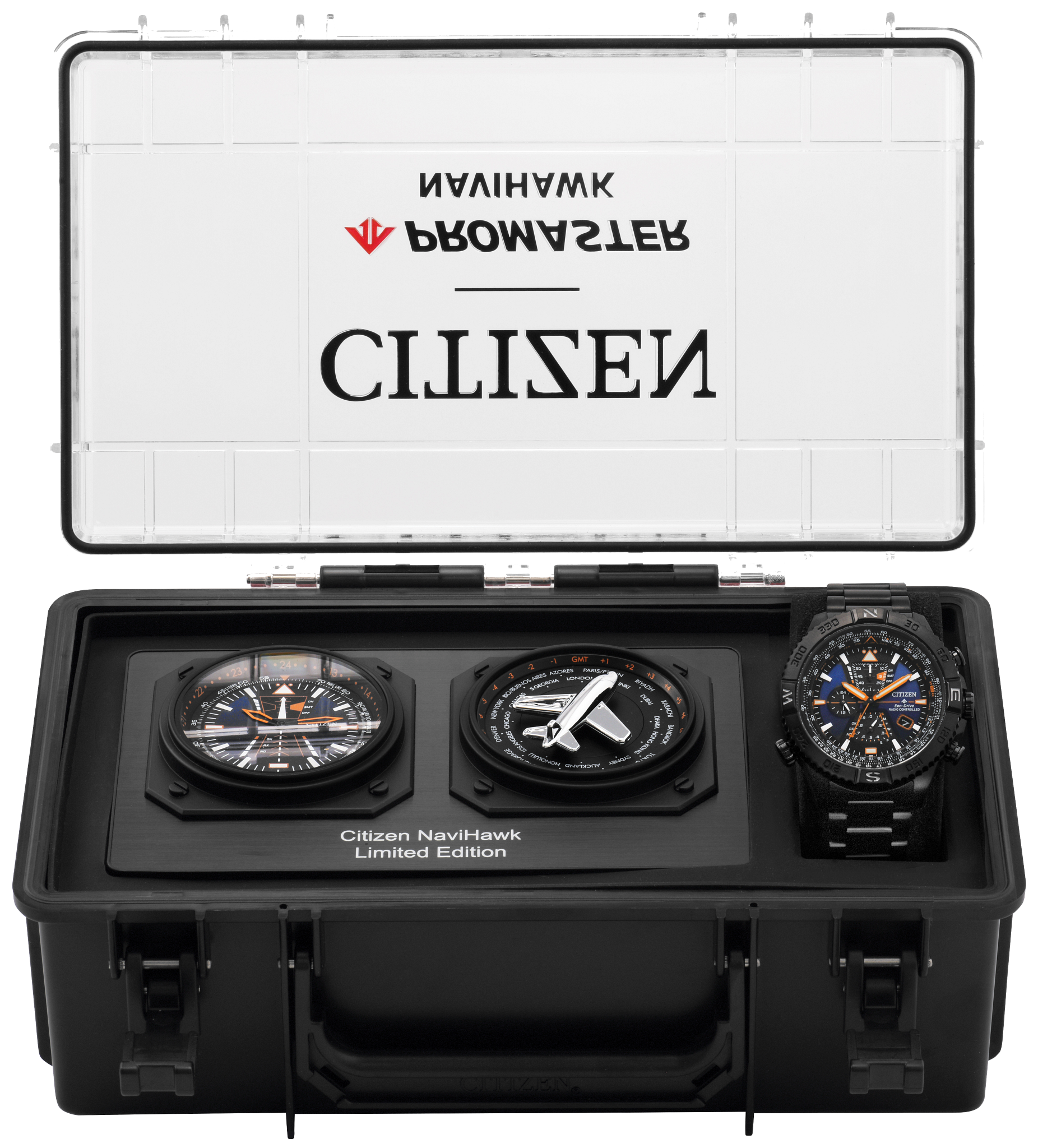 Promaster Navihawk A-T Blue Dial Stainless Steel Bracelet AT8225-51L ...