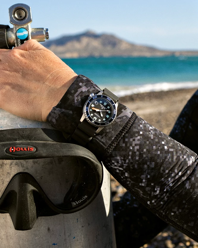 Promaster Dive Black Dial Polyurethane Strap EO2020-08E | CITIZEN