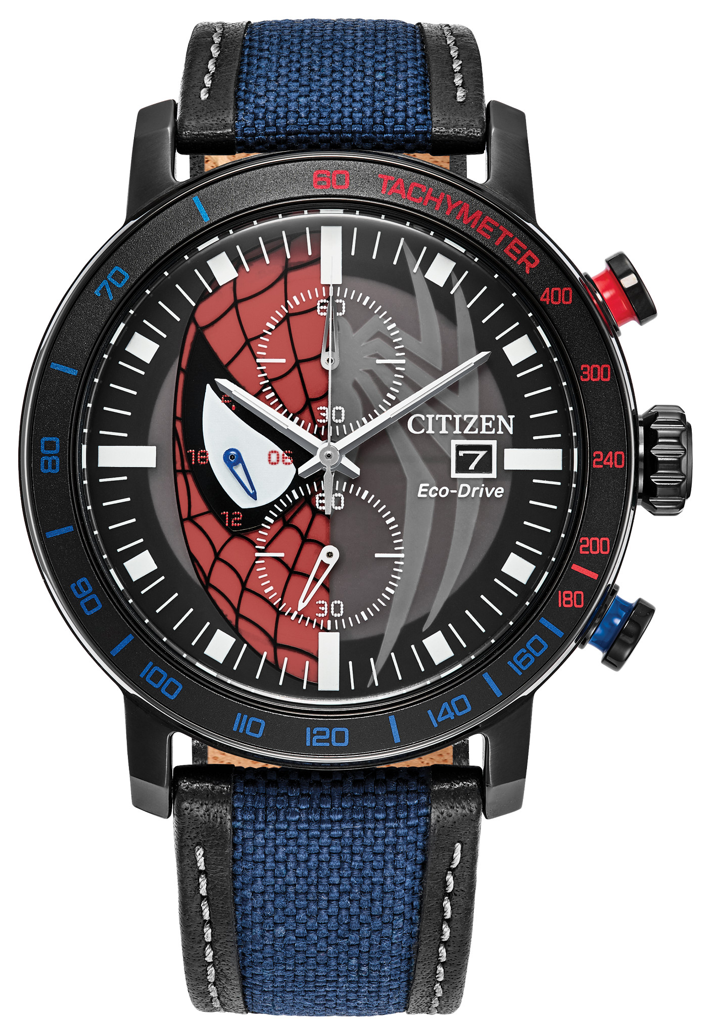 Reloj Citizen Multicolor Spider-Man Double Vision para Caballero CA0855 ...