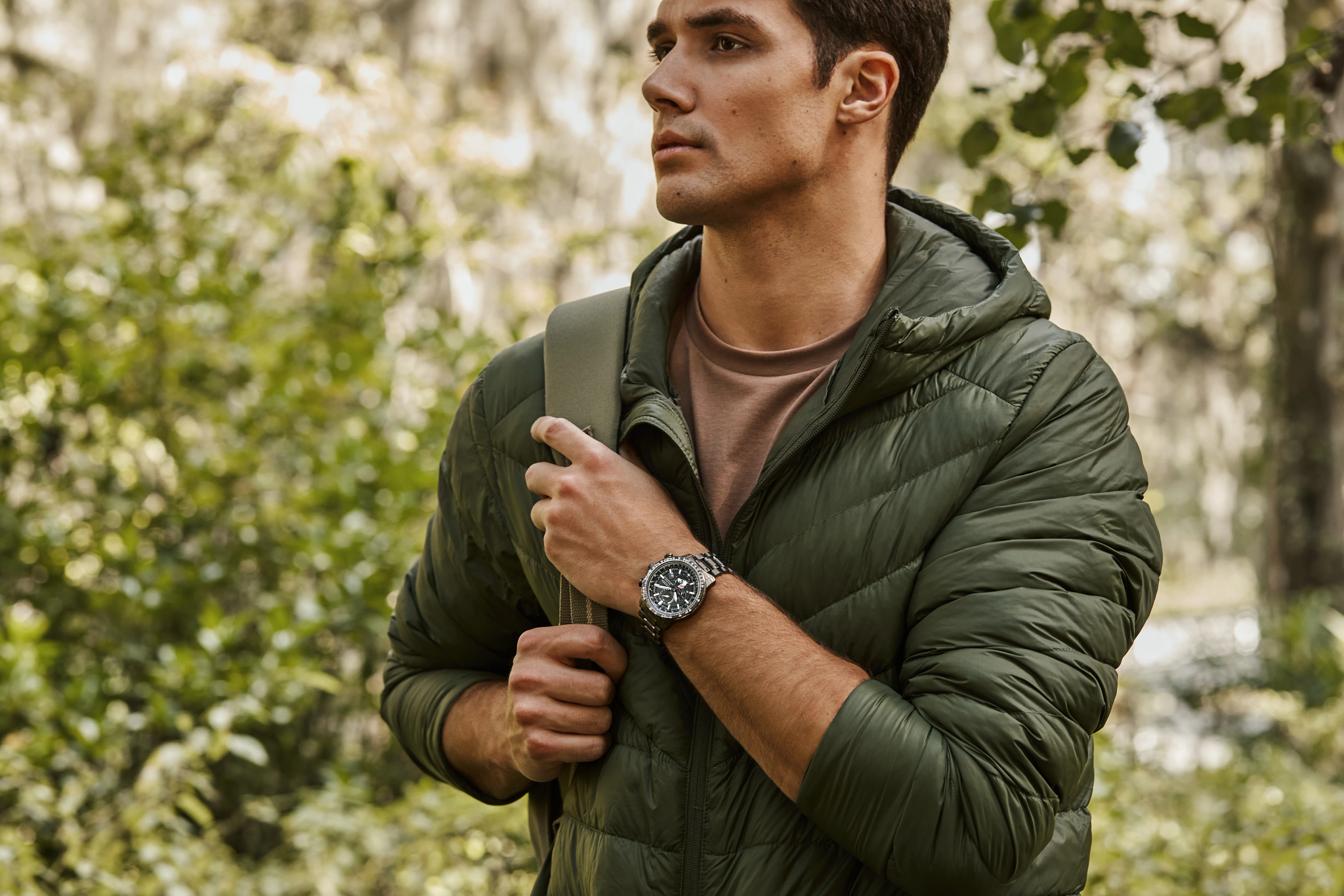 Promaster Geo Trekker Black Dial Stainless Steel Bracelet BY3005-56G ...