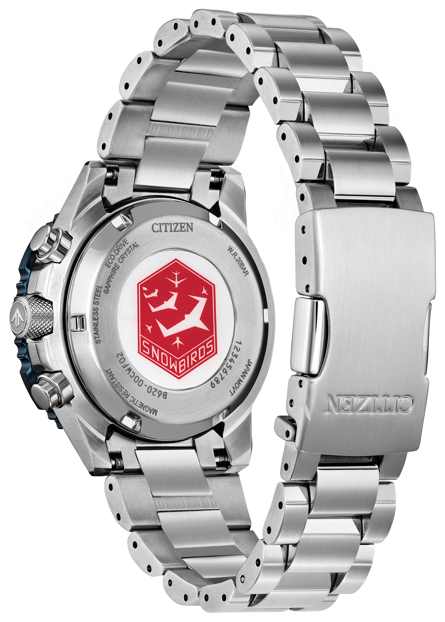 Promaster Navihawk Red Dial Stainless Steel Bracelet CA4668-51X | CITIZEN