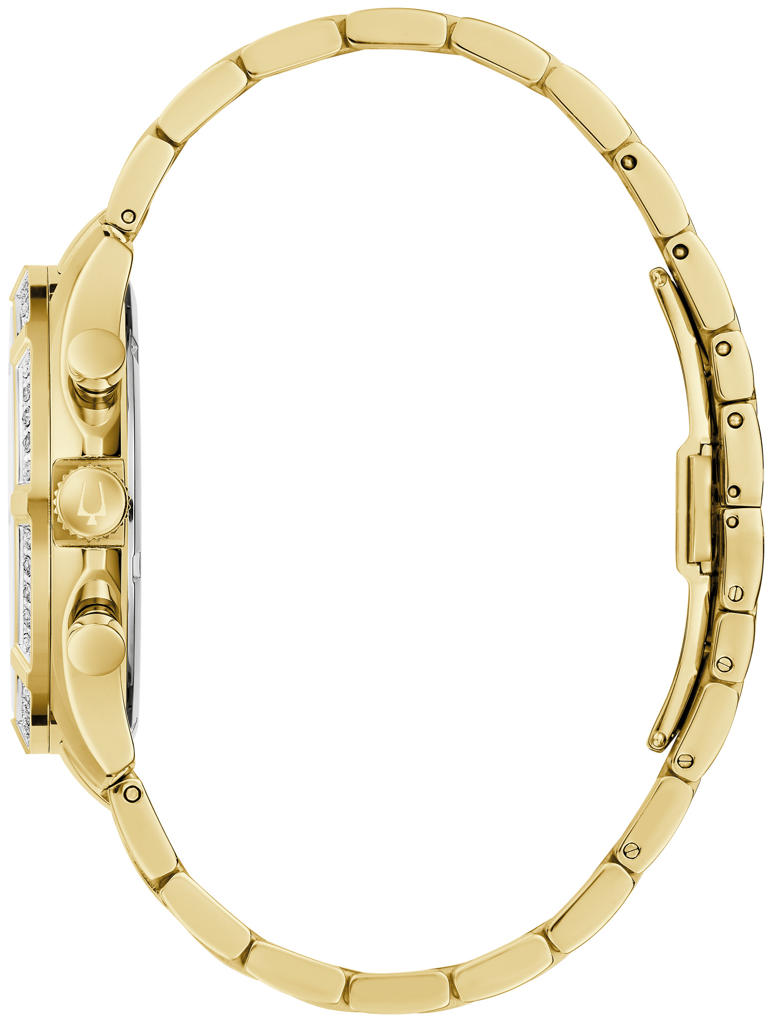 Silver-Tone Dial Stainless Steel Bracelet Classic 98E113 | Bulova