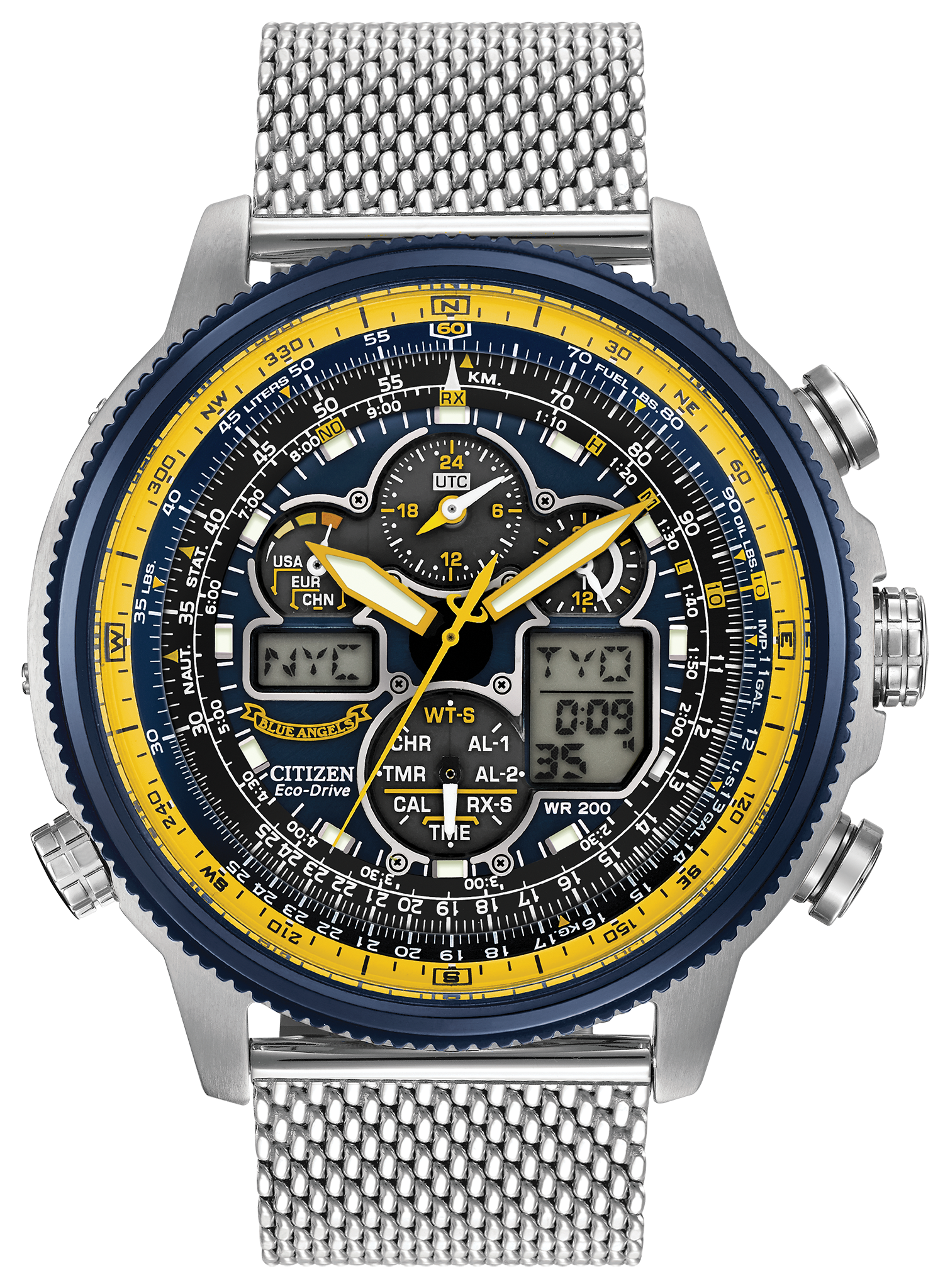 Promaster Navihawk A-T - Men's JY8031-56L Atomic Timekeeping Watch ...