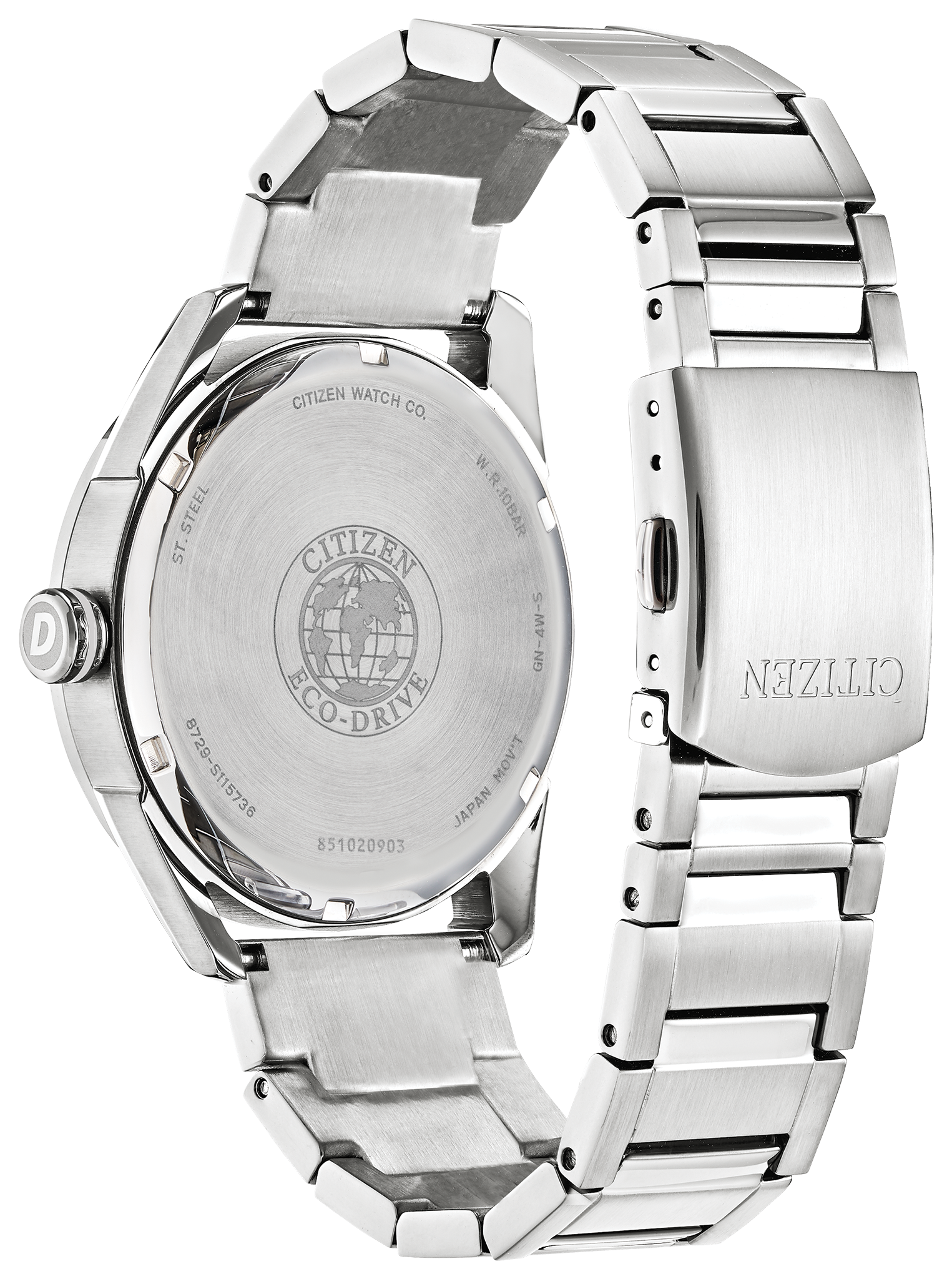 Citizen CTO Eco-Drive Silver Stainless Steel Watch | CITIZEN
