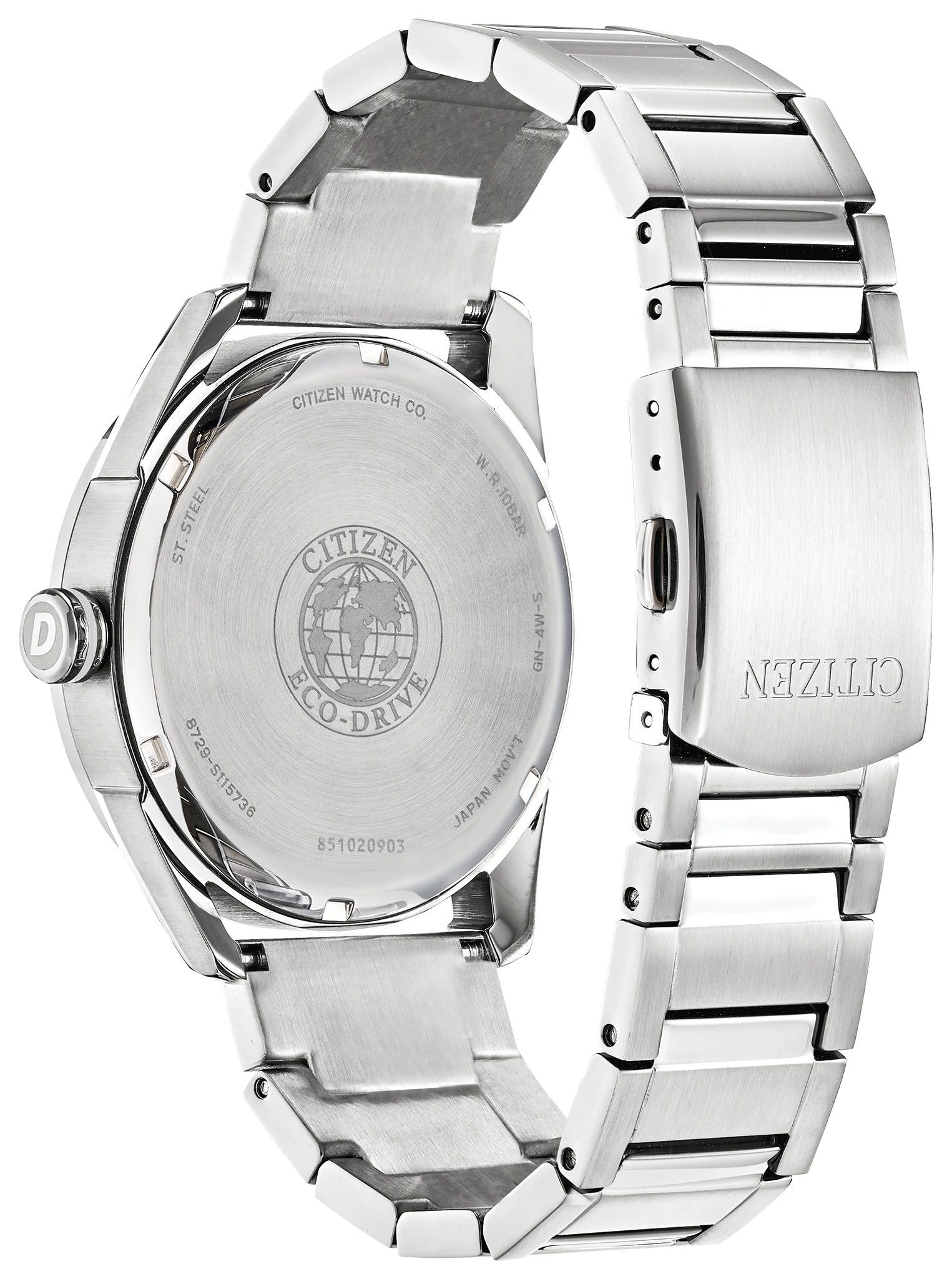 Citizen CTO Eco-Drive Silver Stainless Steel Watch | CITIZEN