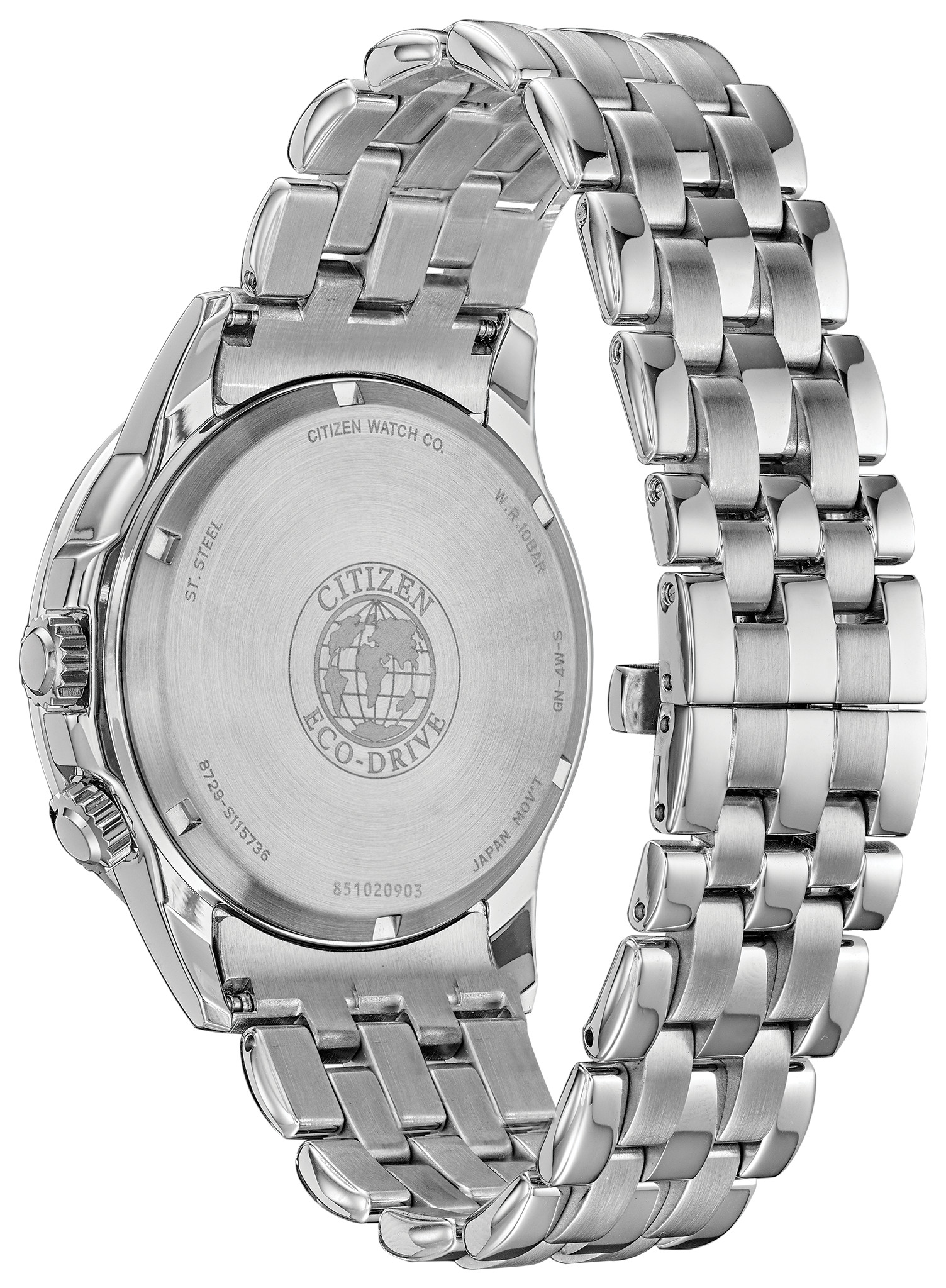 Citizen Calendrier Men's Eco-Drive Diamond Bezel Watch | CITIZEN
