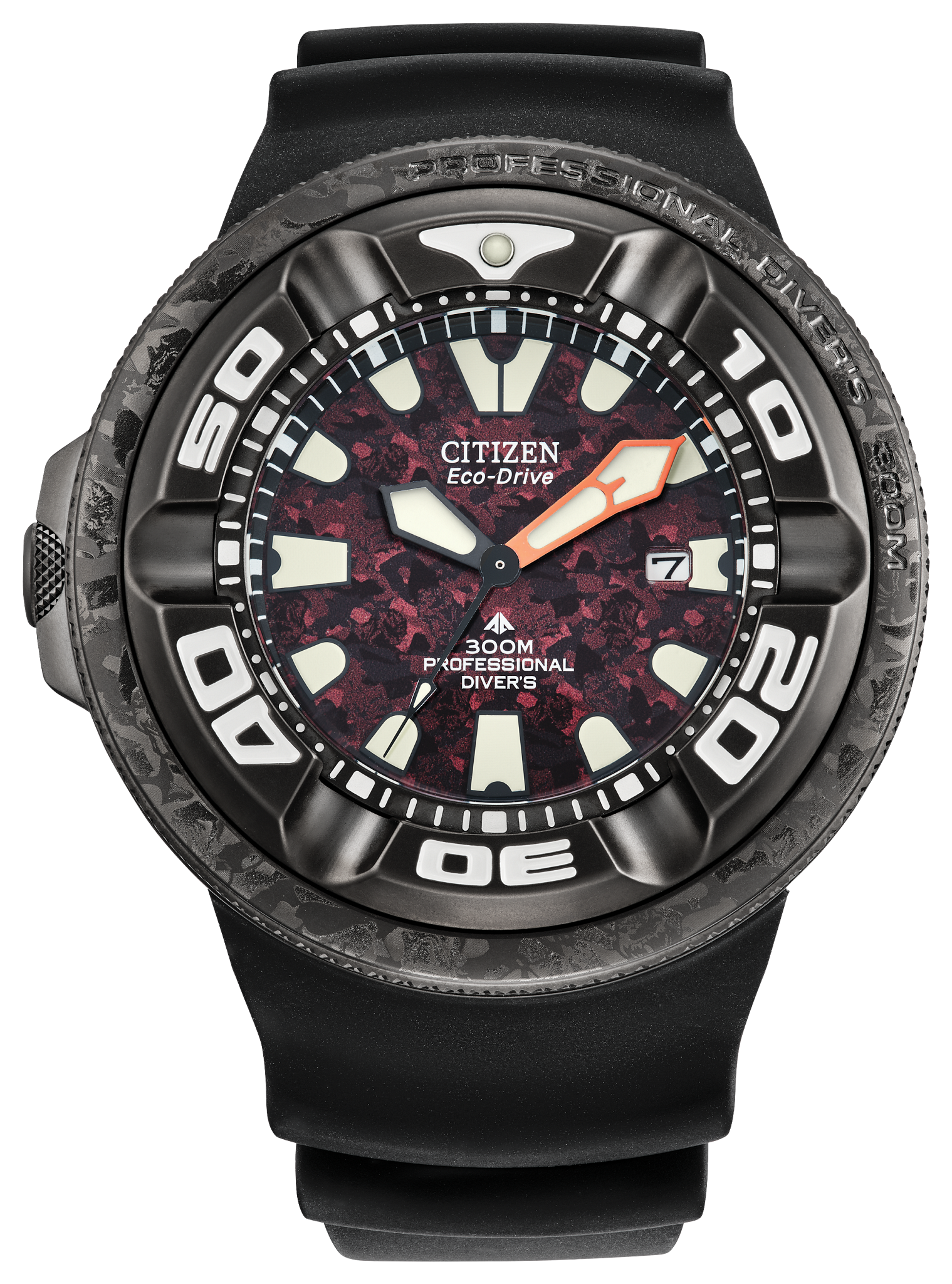 Godzilla Red Dial Polyurethane Strap BJ8059-03Z | CITIZEN