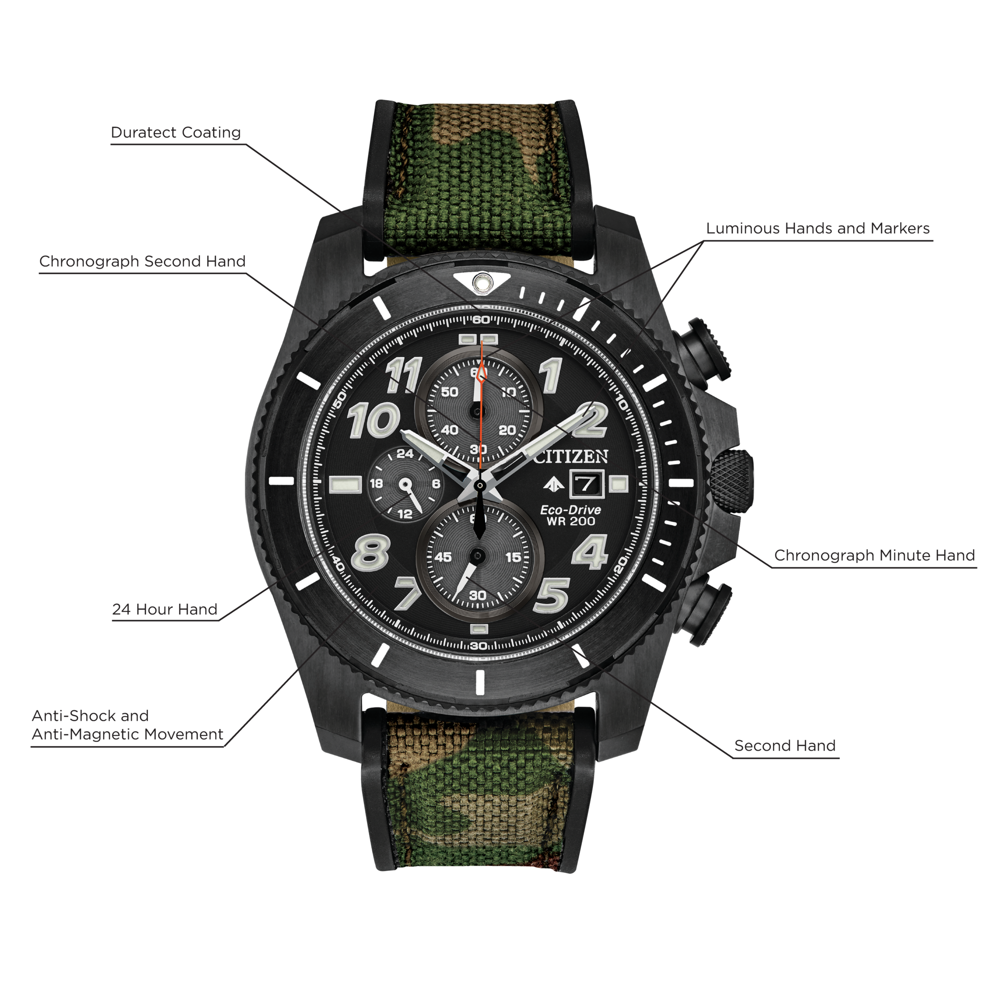 Citizen Promaster Tough Eco-Drive Black Dial Watch | CITIZEN