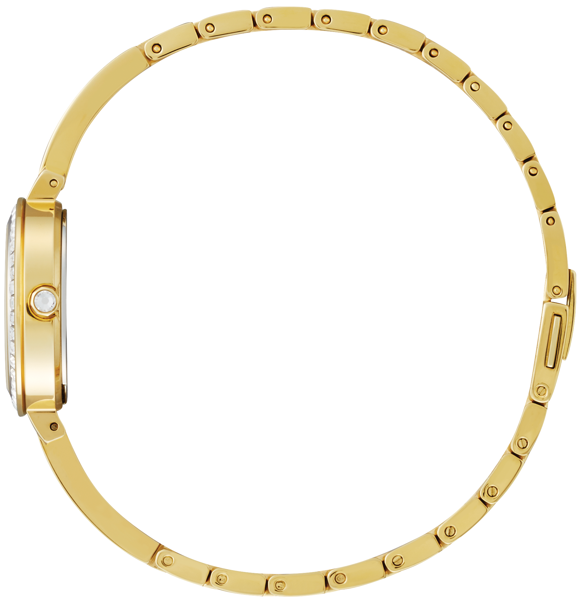 Silhouette Crystal White Dial Stainless Steel Bracelet EM0862-56D | CITIZEN