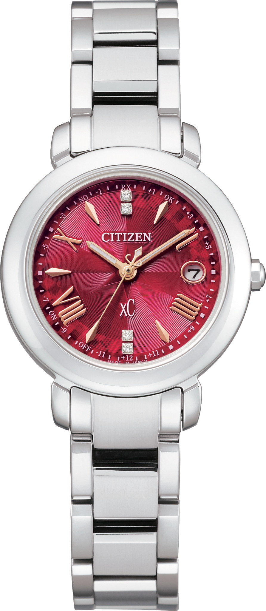 Citizen xC Red Dial Super Titanium Bracelet ES9440-51X | CITIZEN