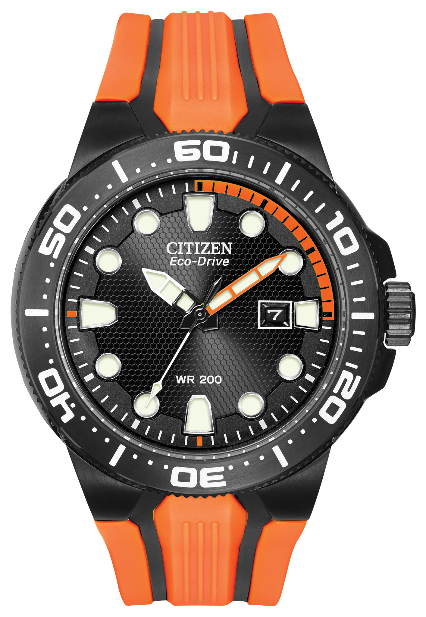 Scuba Fin Black Dial Polyurethane Strap BN0097-11E | CITIZEN