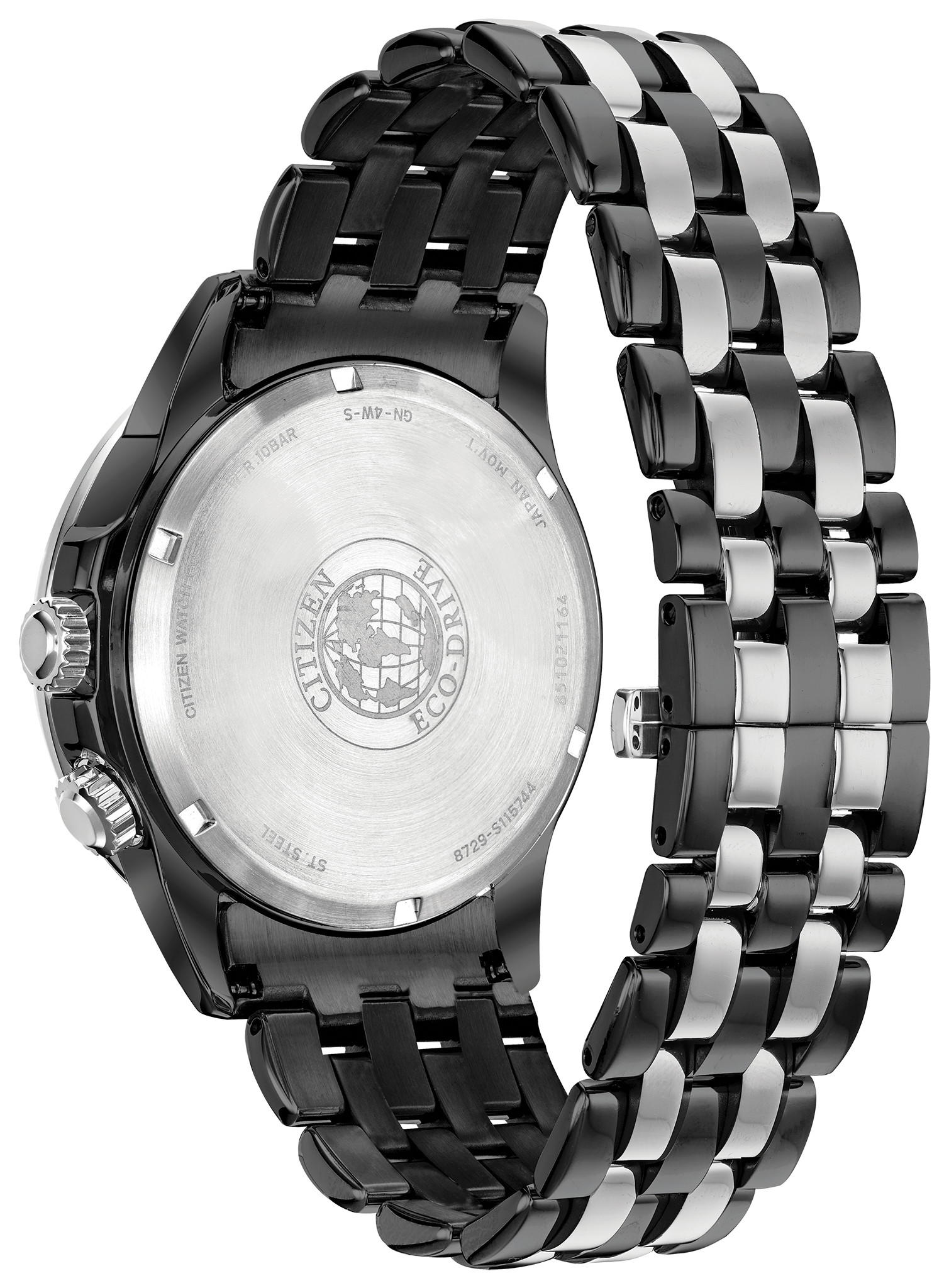 Citizen Calendrier Men's Eco-Drive Black Diamond Bezel Watch | CITIZEN