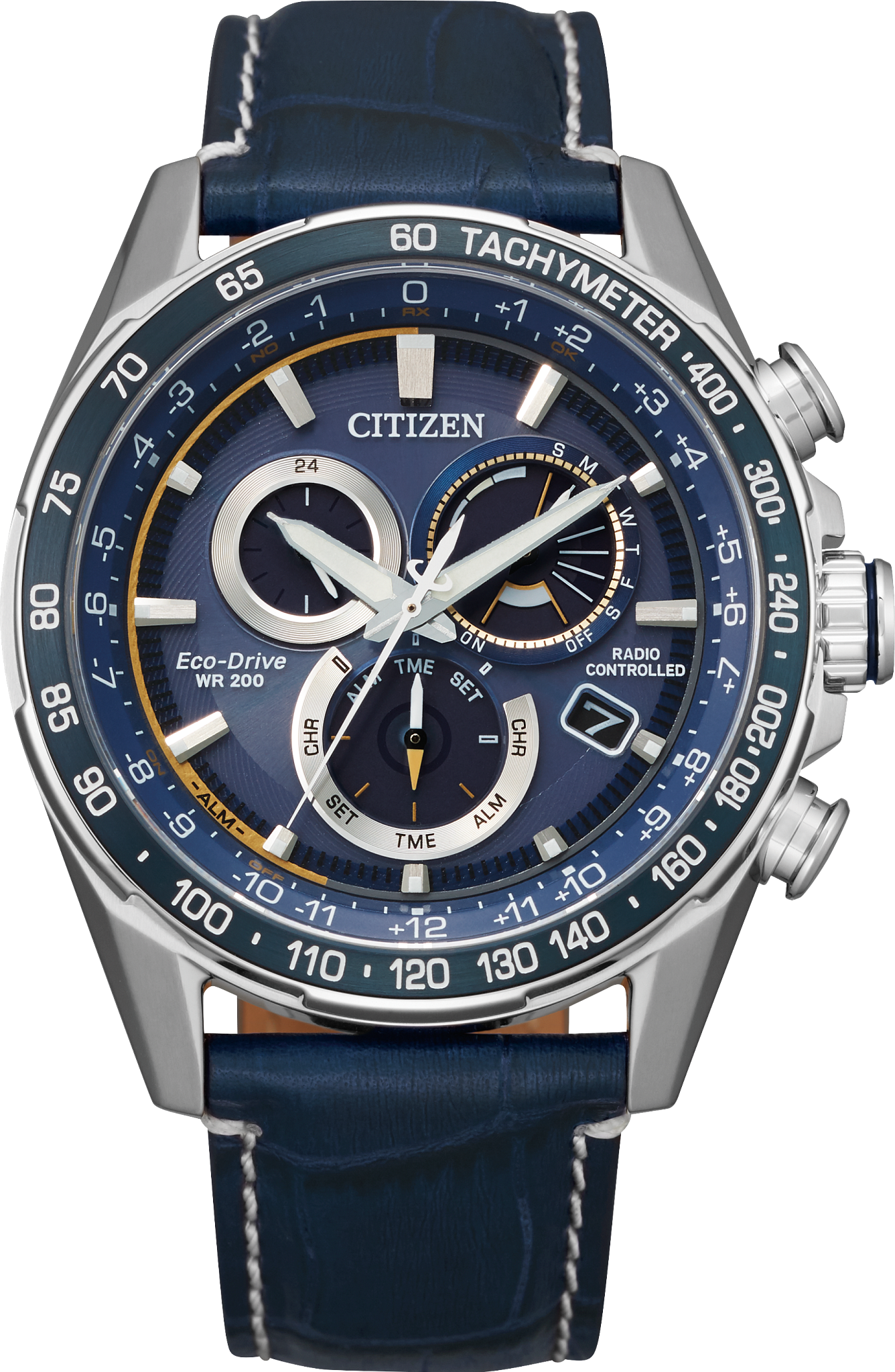 PCAT Blue Dial Stainless Steel Bracelet CB5916-59L | CITIZEN