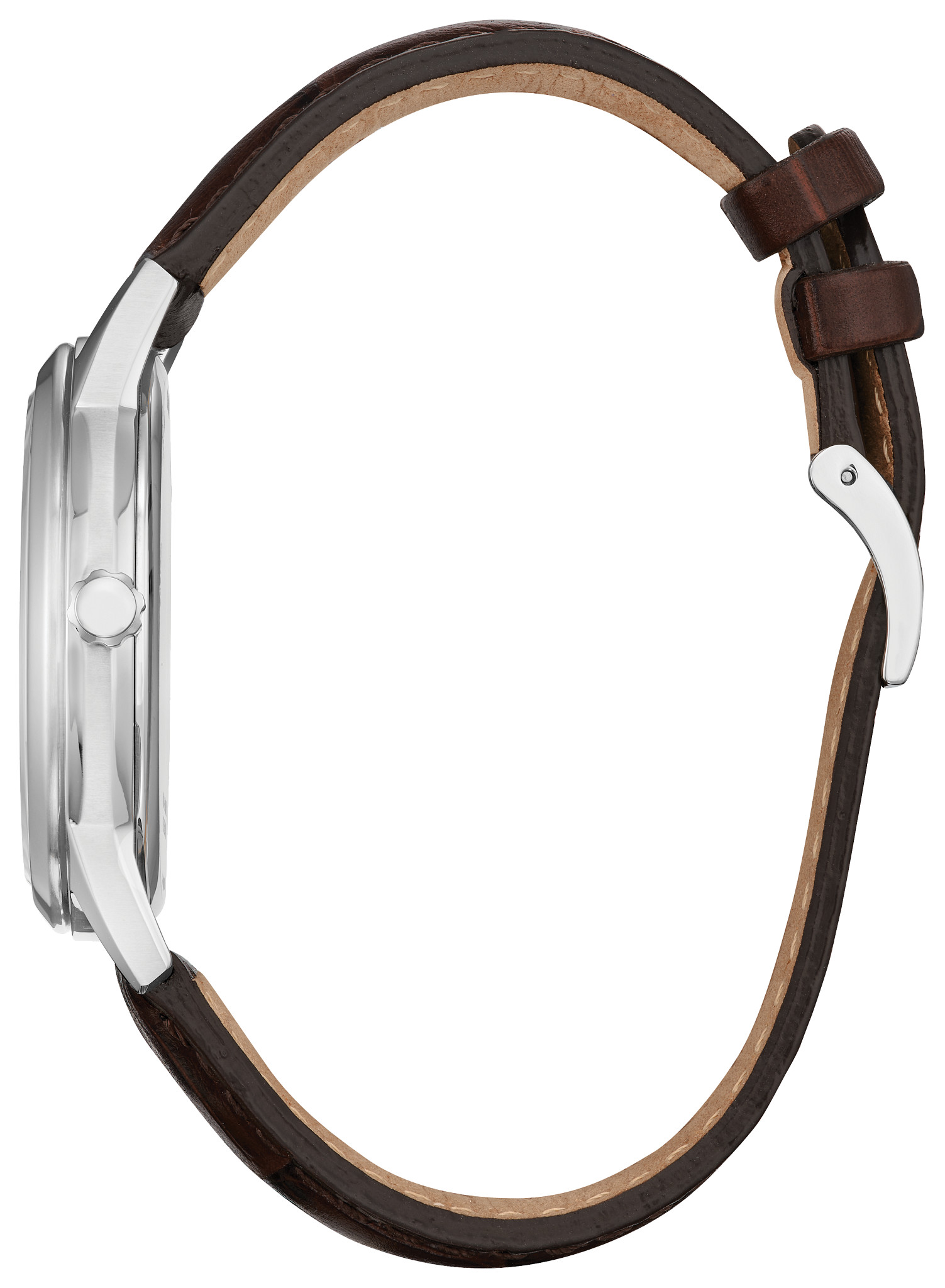 Classic Silver-Tone Dial Leather Strap AW1780-25A | CITIZEN